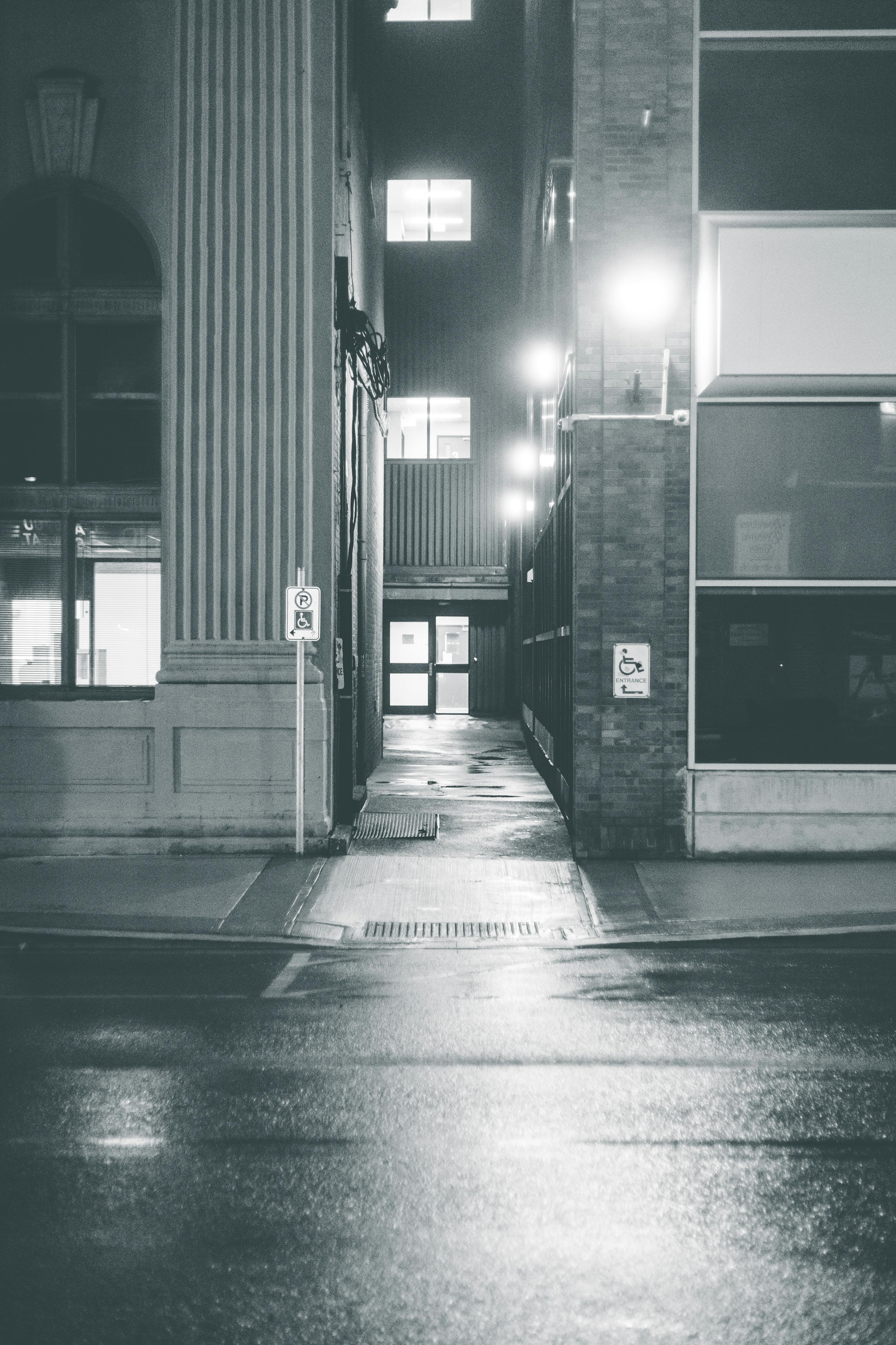 High Resolution 300 Dpi Dark Alleyway Night Photos, Download The BEST ...