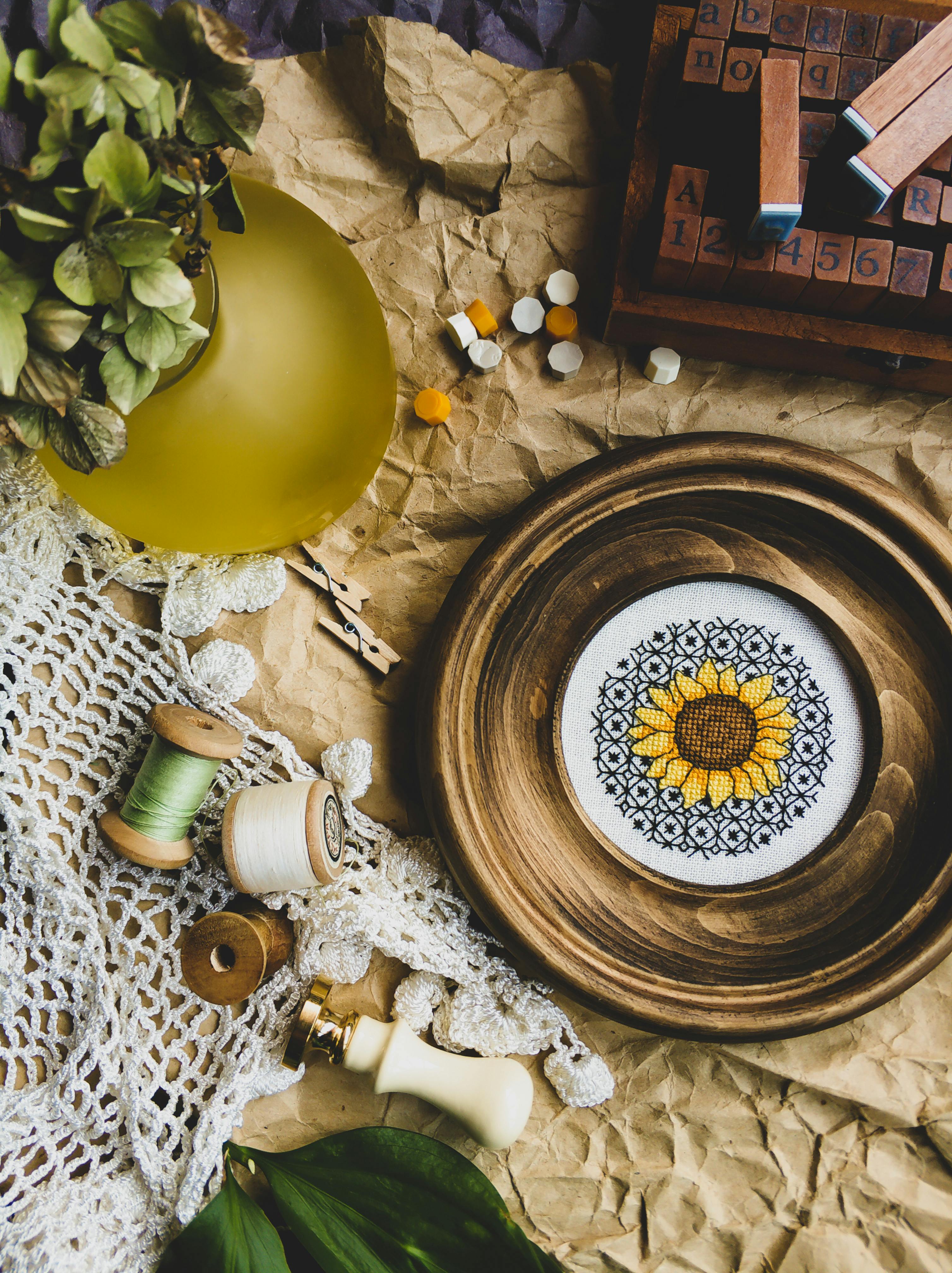 Person Embroidering · Free Stock Photo