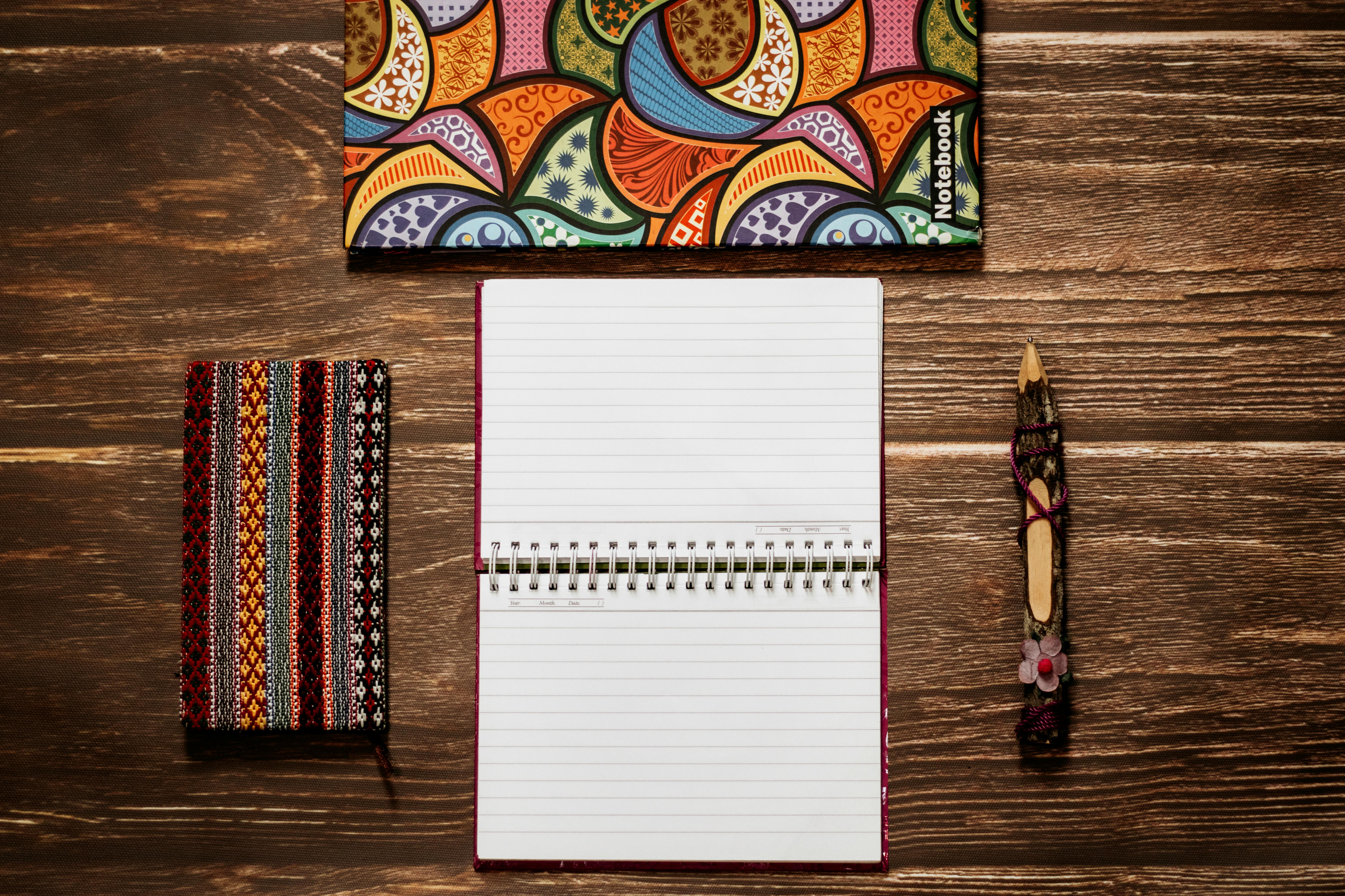 Flat Lay of Writing Materials · Free Stock Photo