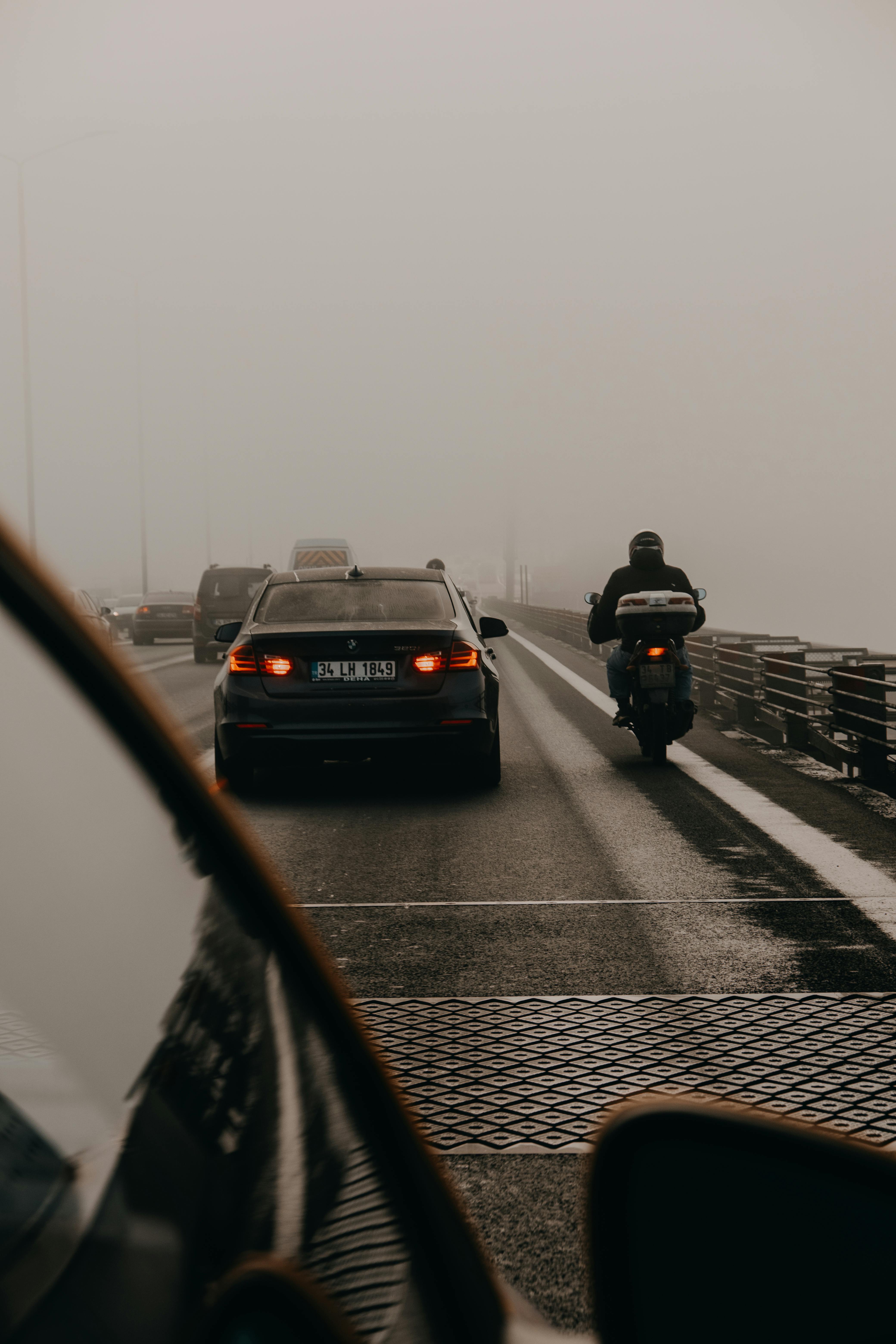 Motor Vehicles on the Road · Free Stock Photo