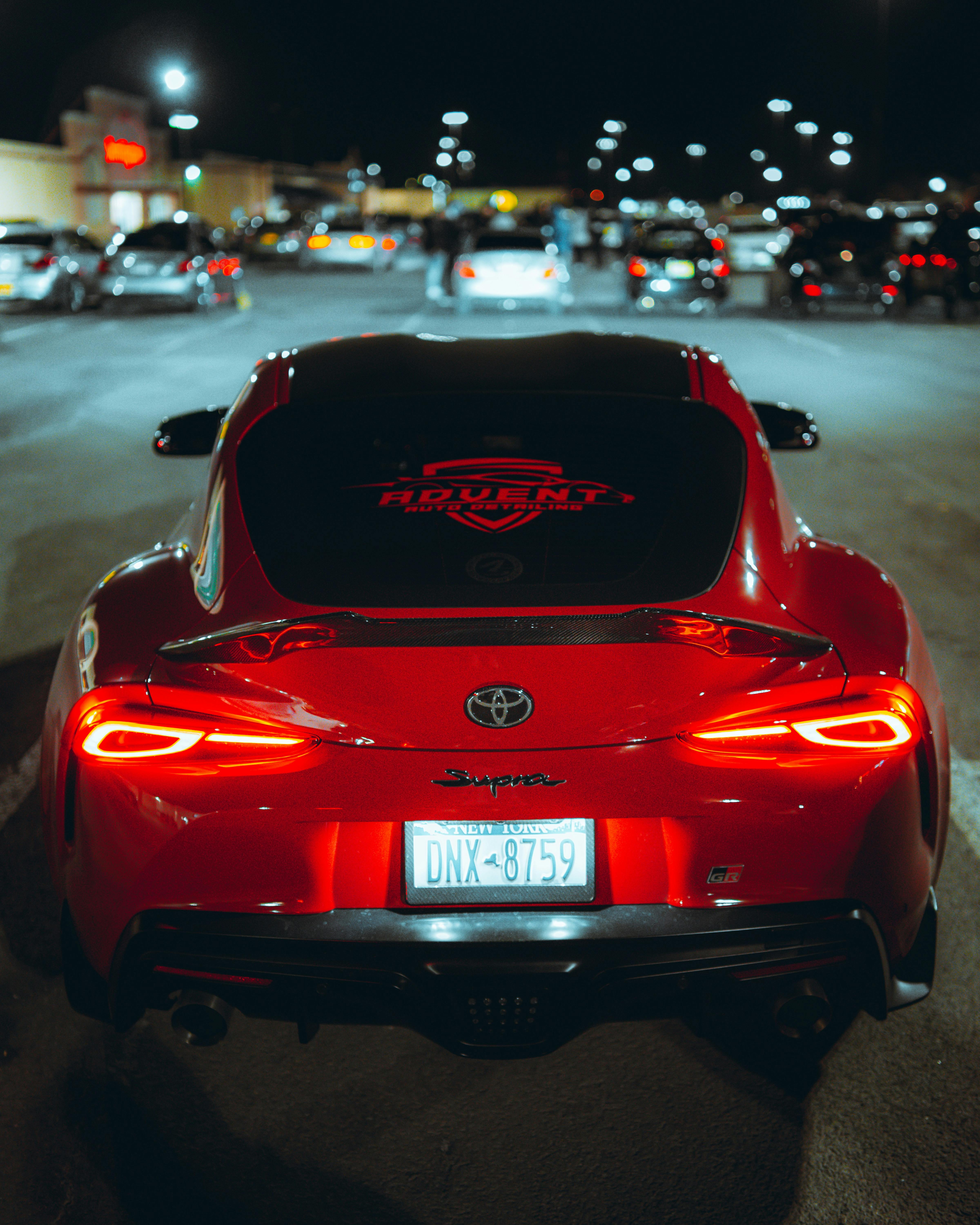 Toyot Supra at Night · Free Stock Photo