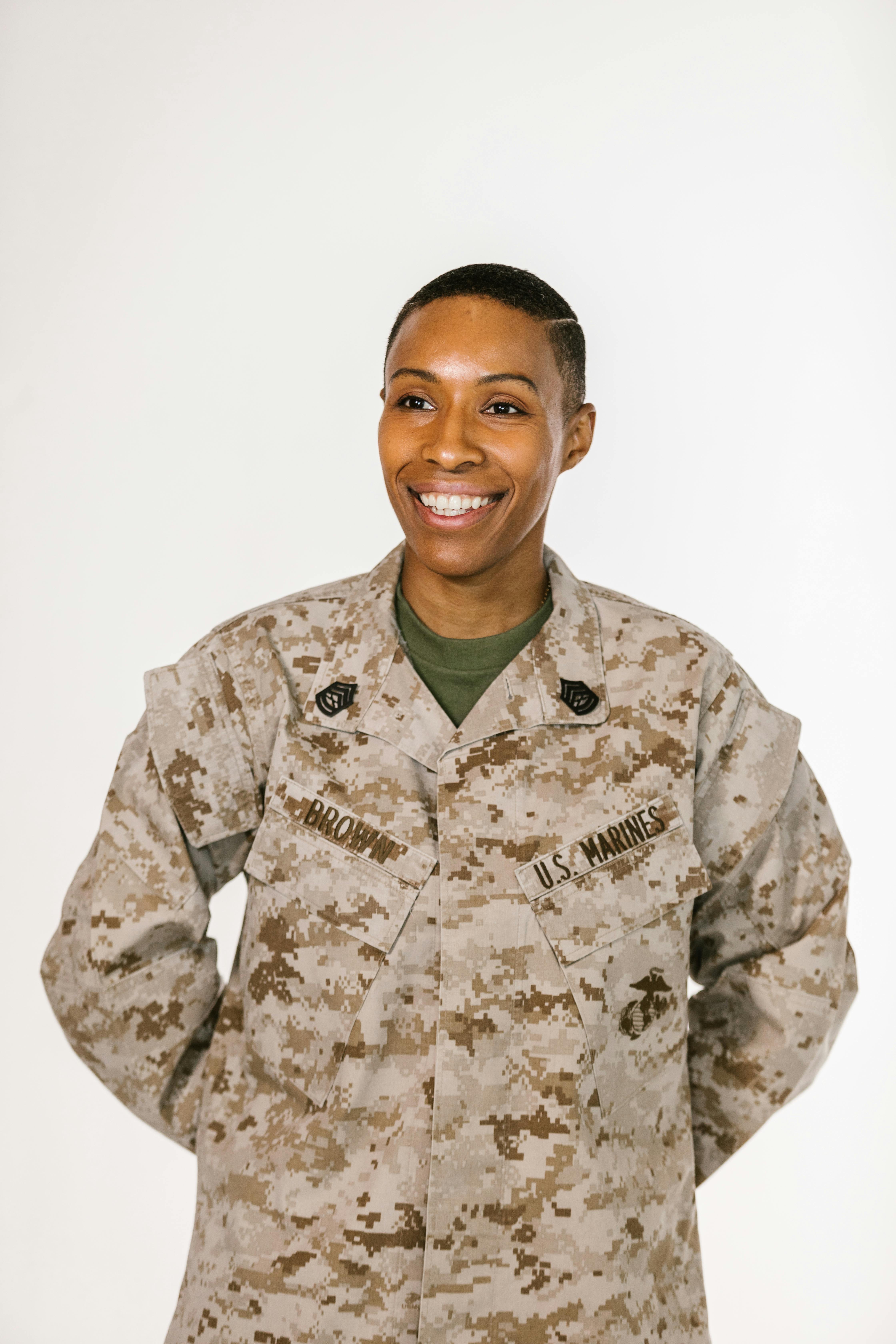 Photo of Man Wearing Combat Uniform · Free Stock Photo