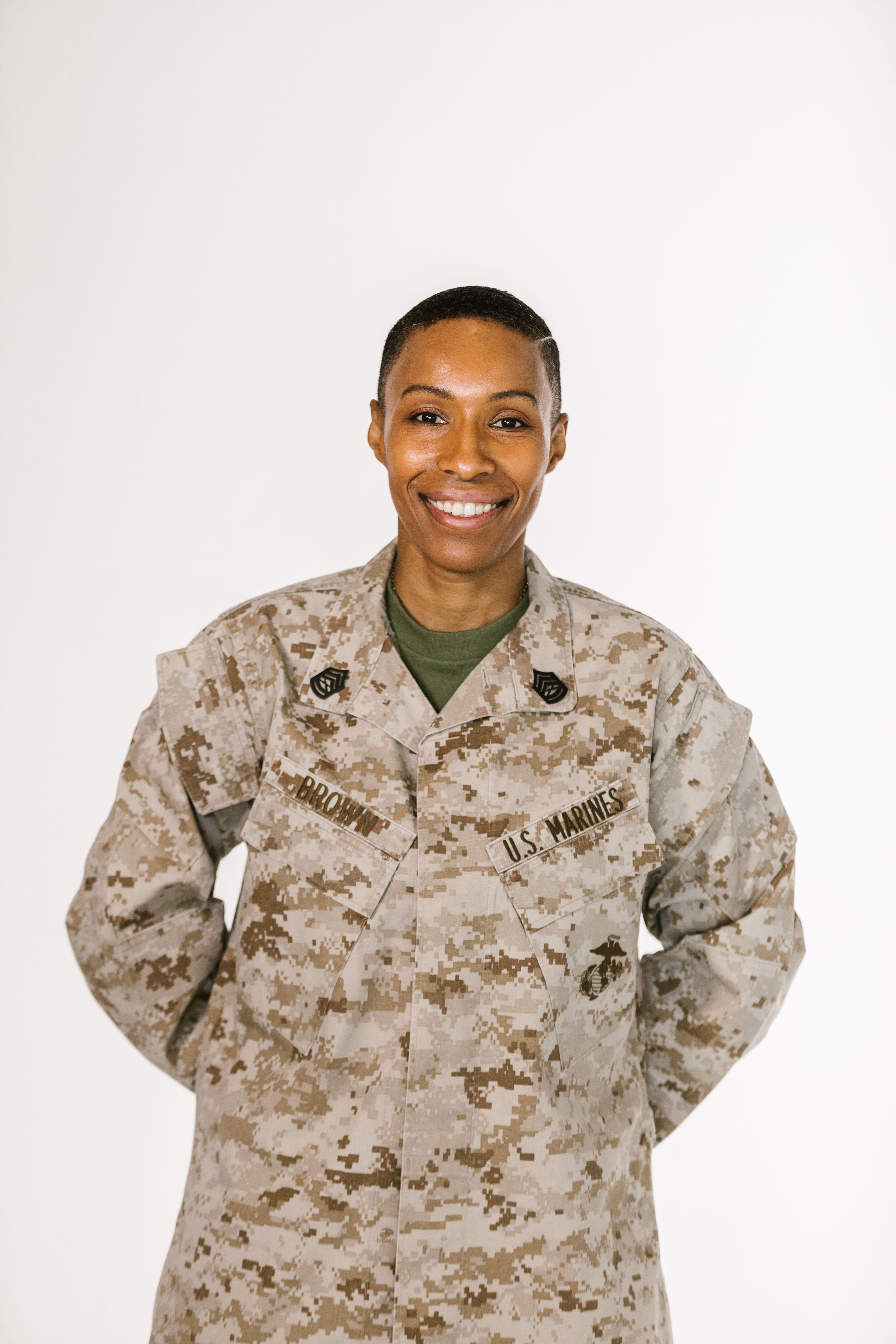 Photo of Soldier Wearing Green and Brown Camouflage Uniform · Free ...