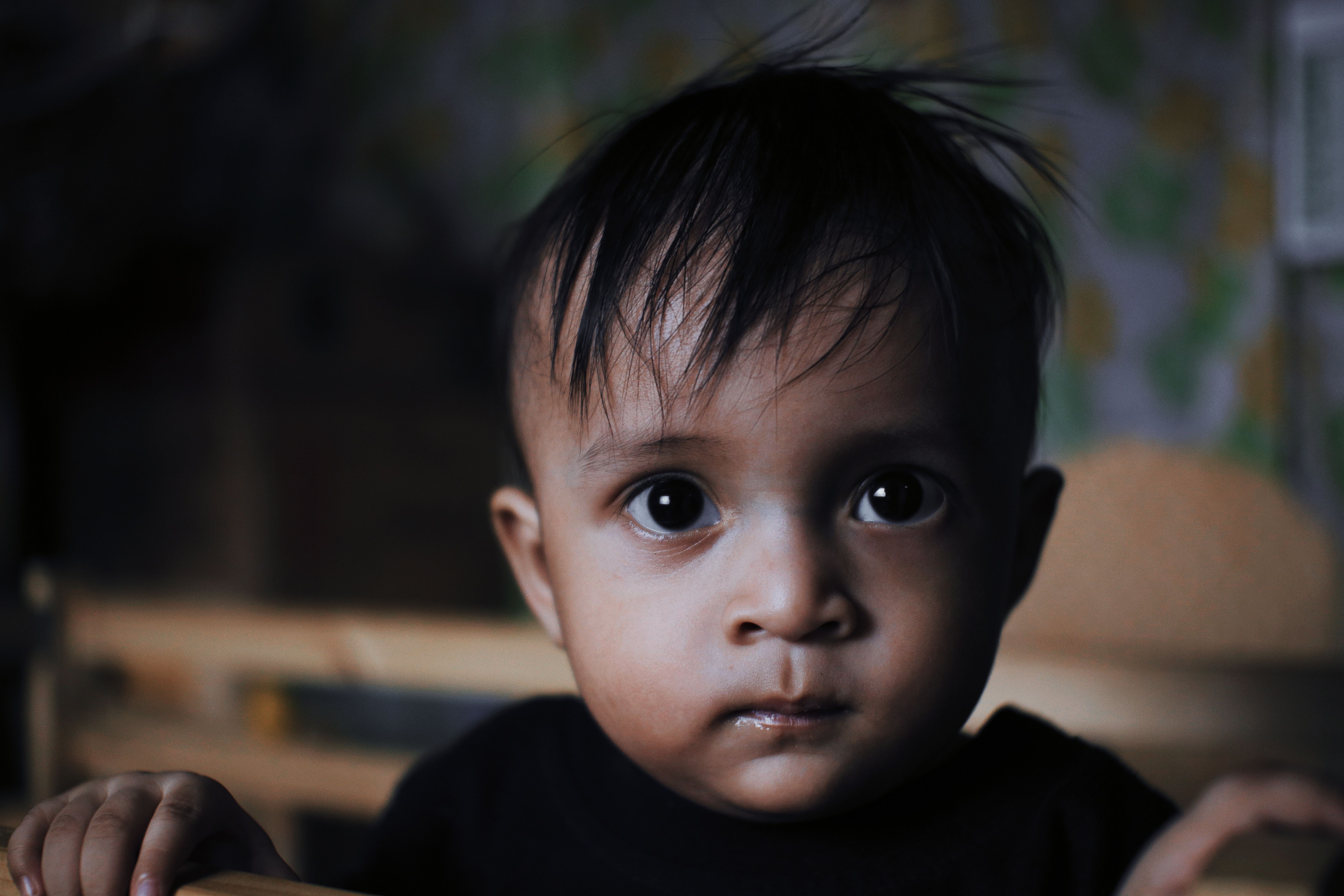 Little Boy Wearing Blue Shirt · Free Stock Photo