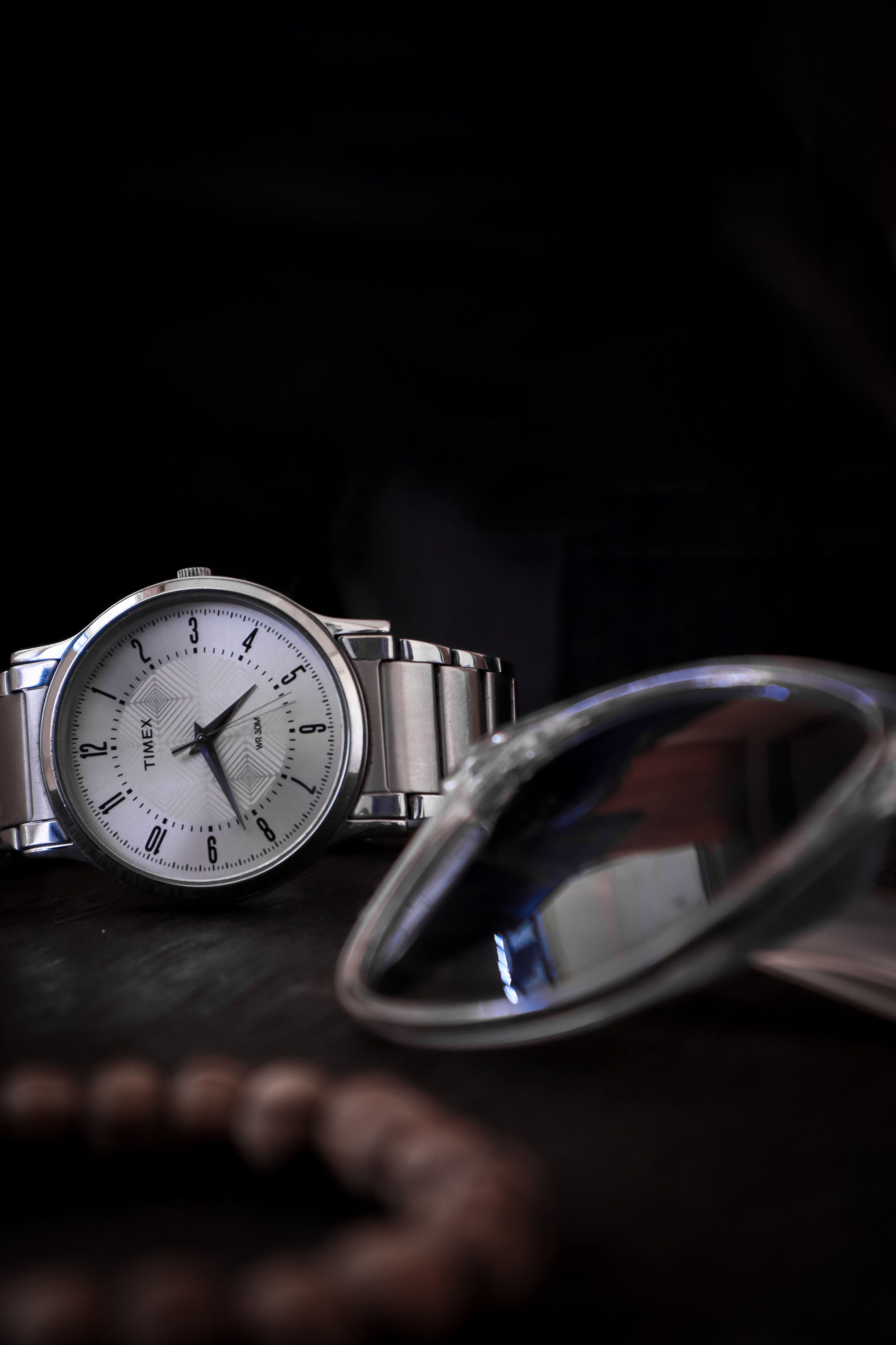 Close-up of Silver Analog Watch · Free Stock Photo