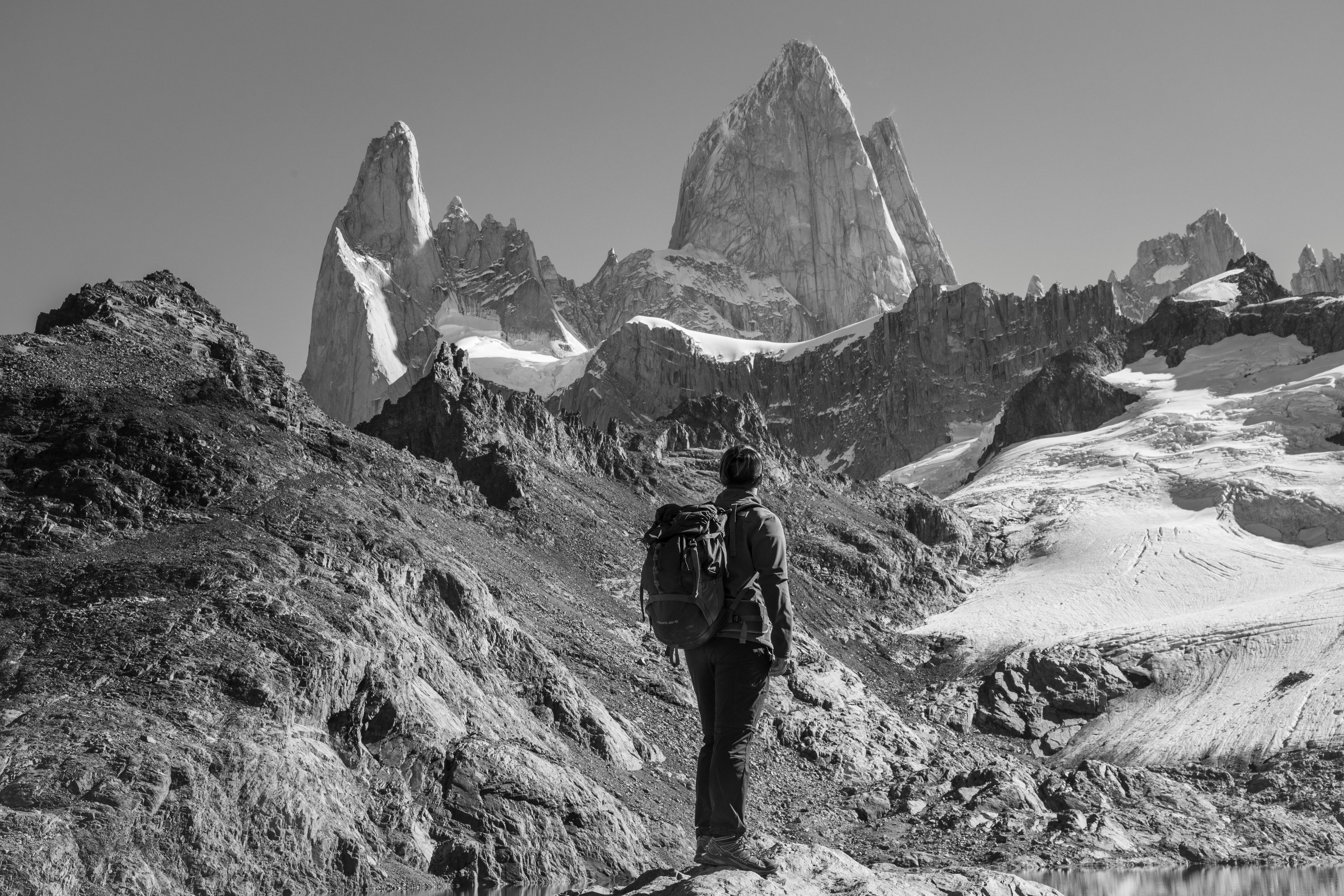 Man Hiking in Mountains · Free Stock Photo