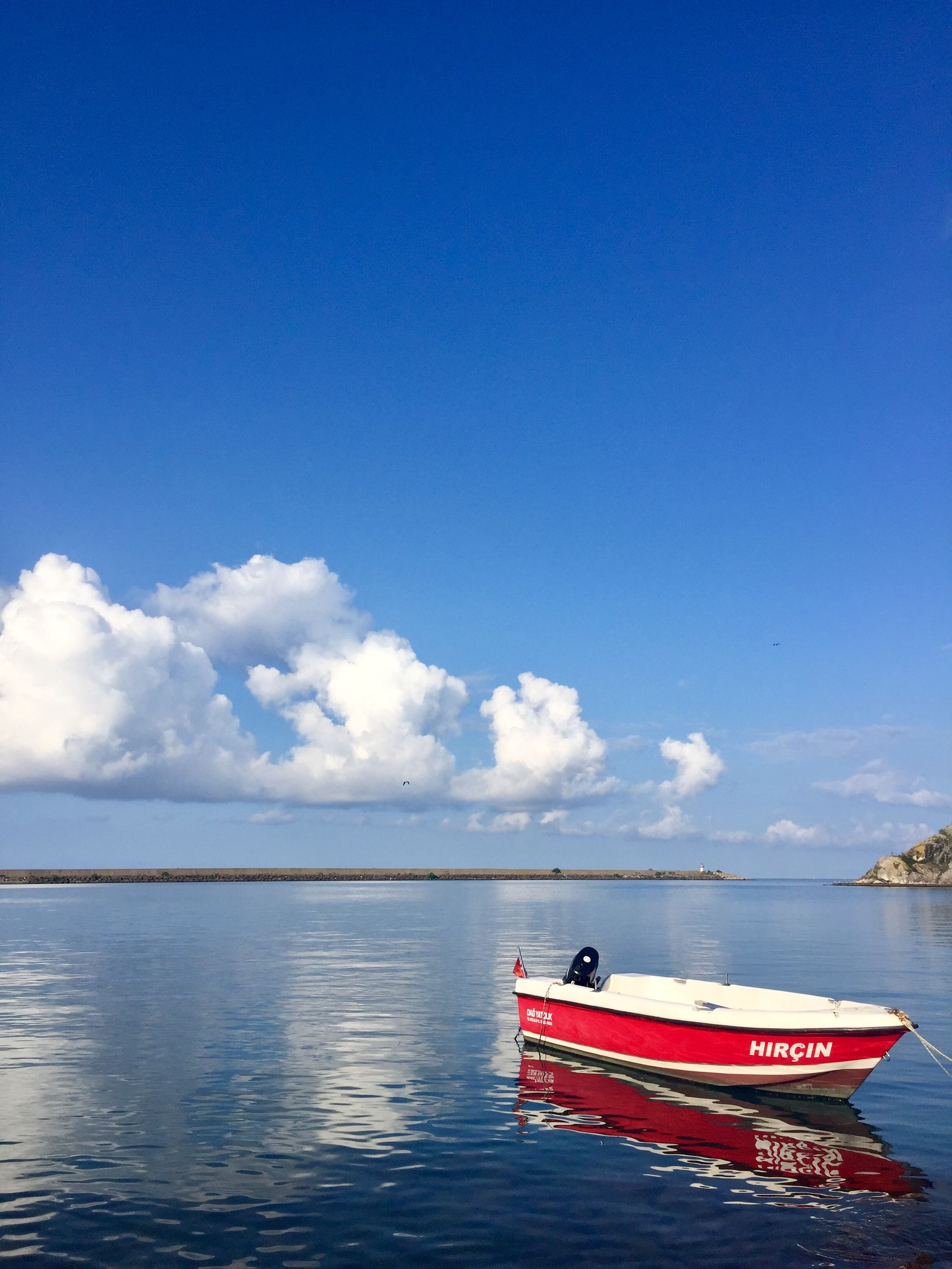 A Boat Sailing on the River Near Green Trees · Free Stock Photo