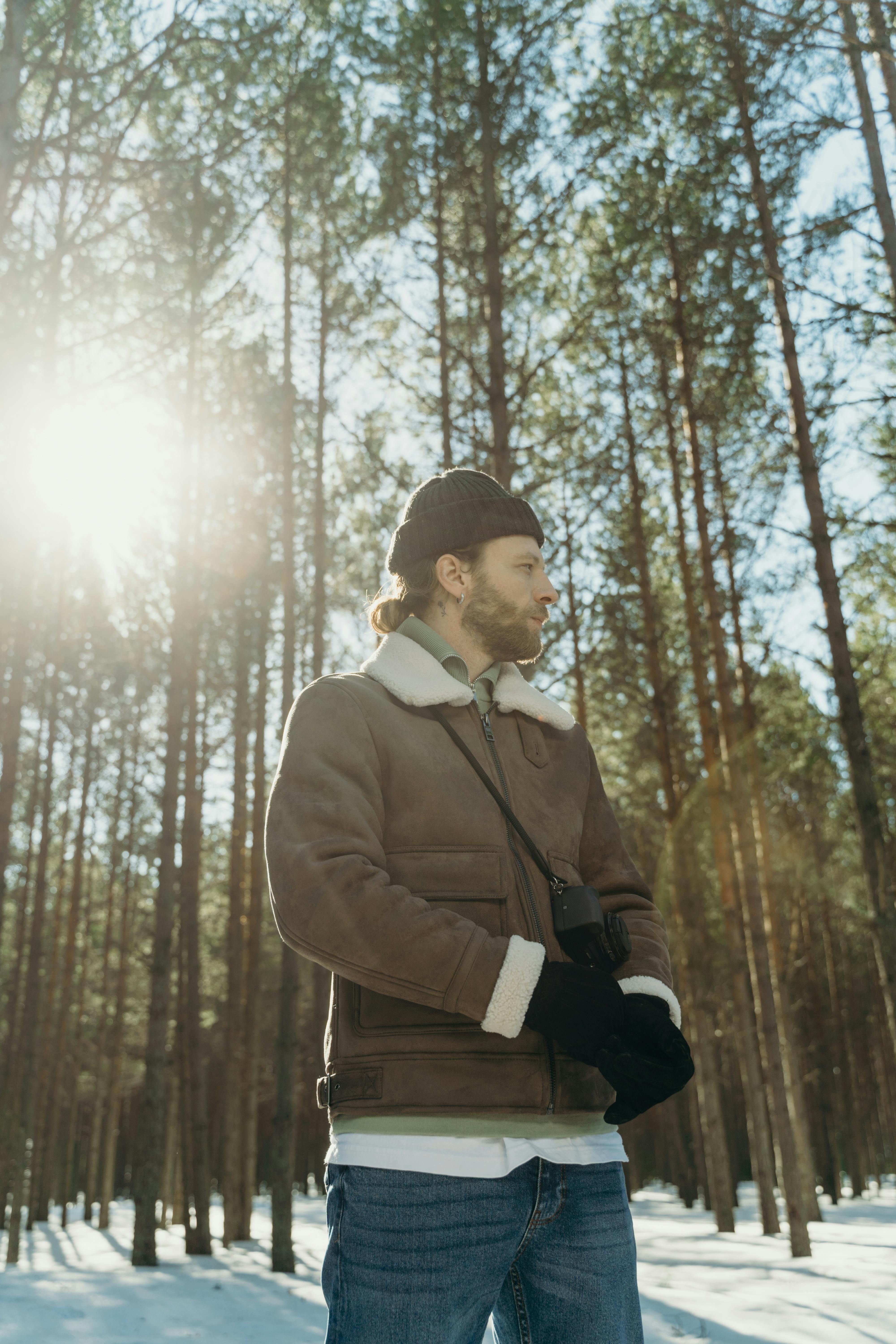Man Standing Near Trees · Free Stock Photo