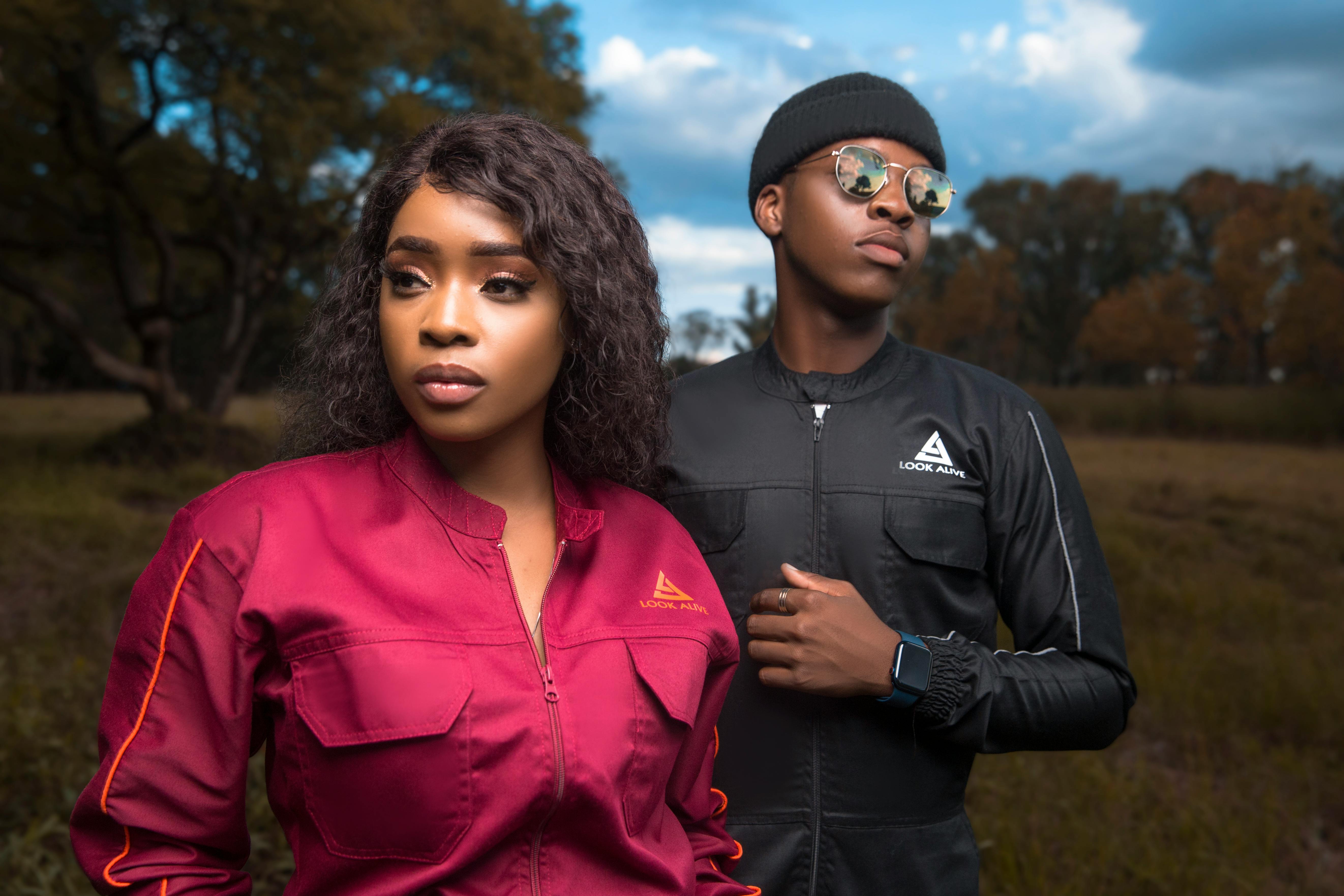 A Couple Wearing Zip Up Jacket · Free Stock Photo