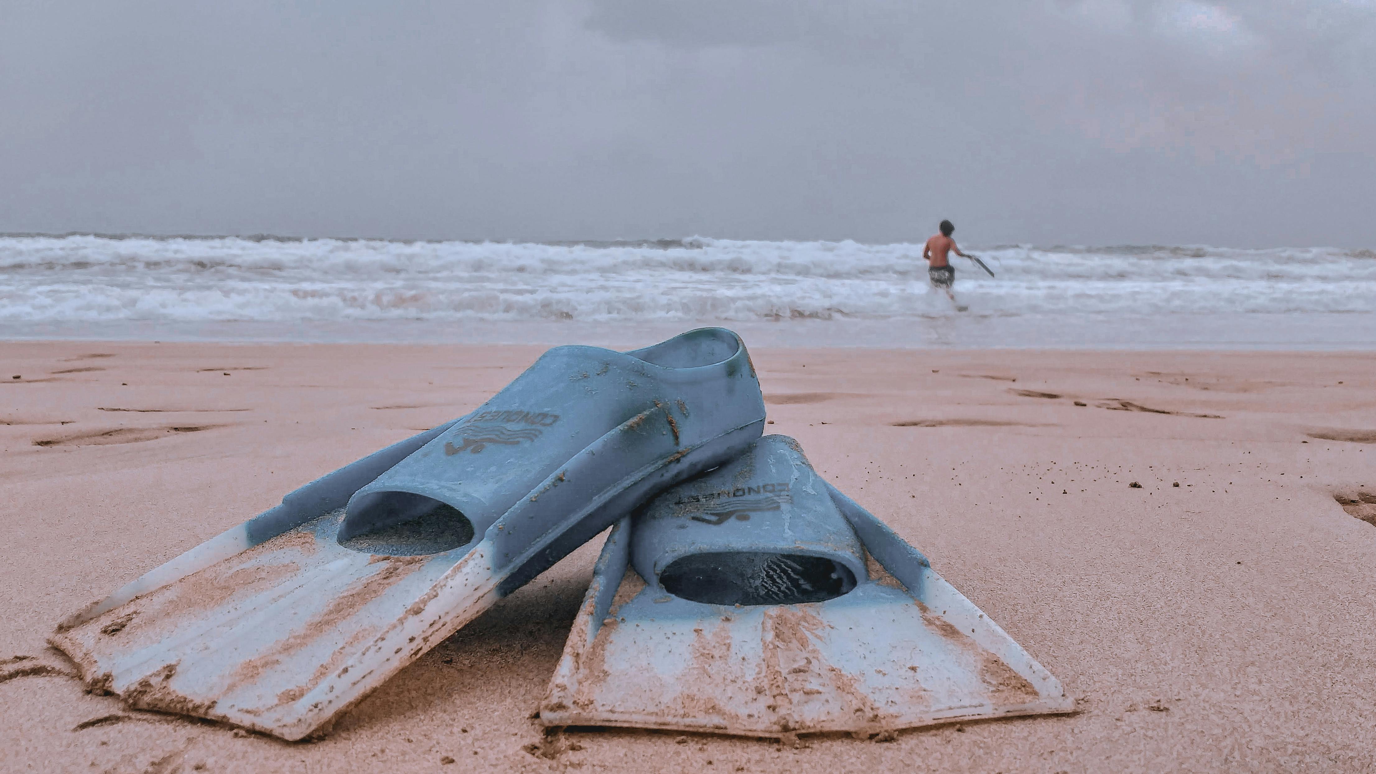 Flippers on the Floor · Free Stock Photo