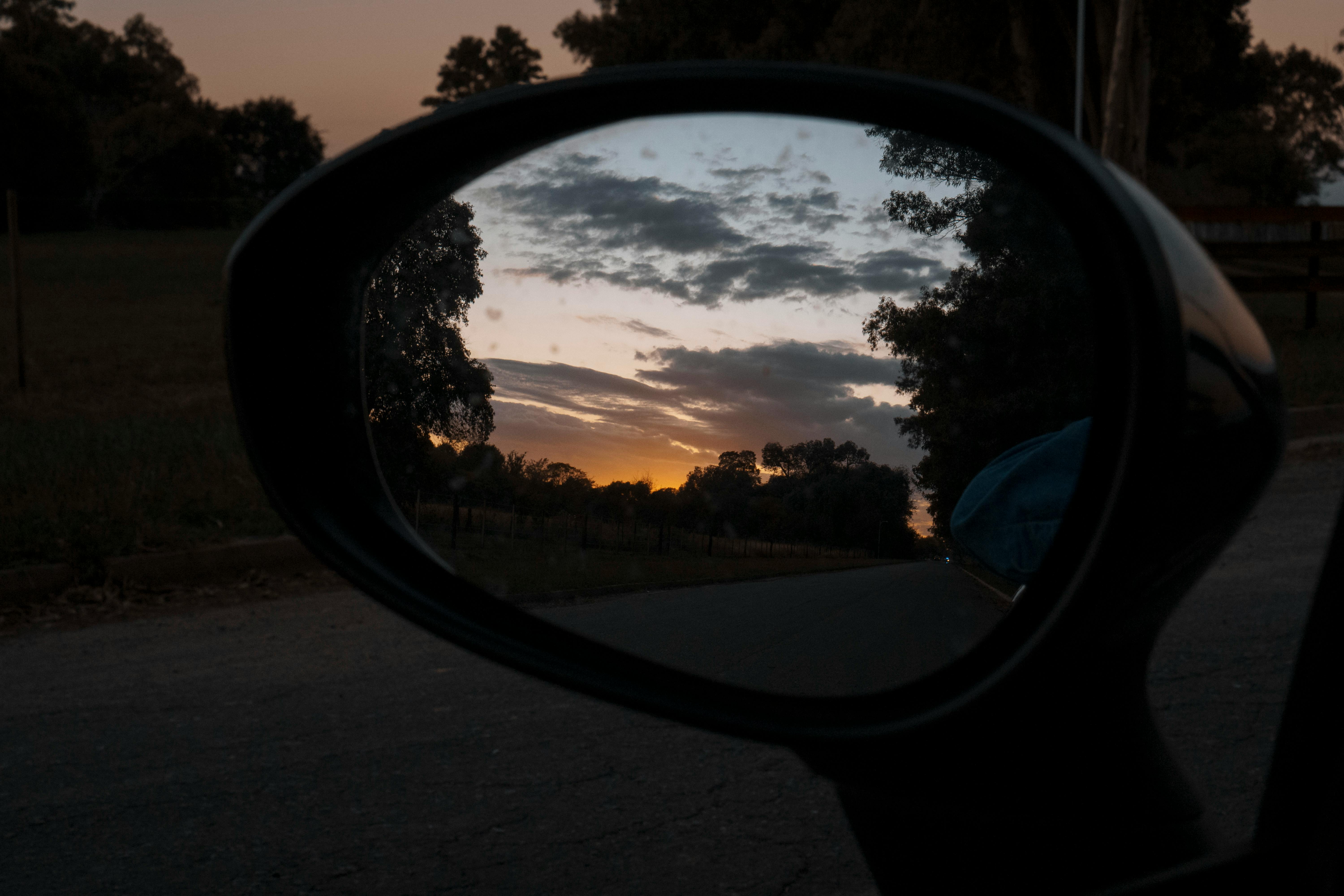 Round Mirror With Sky Reflection · Free Stock Photo