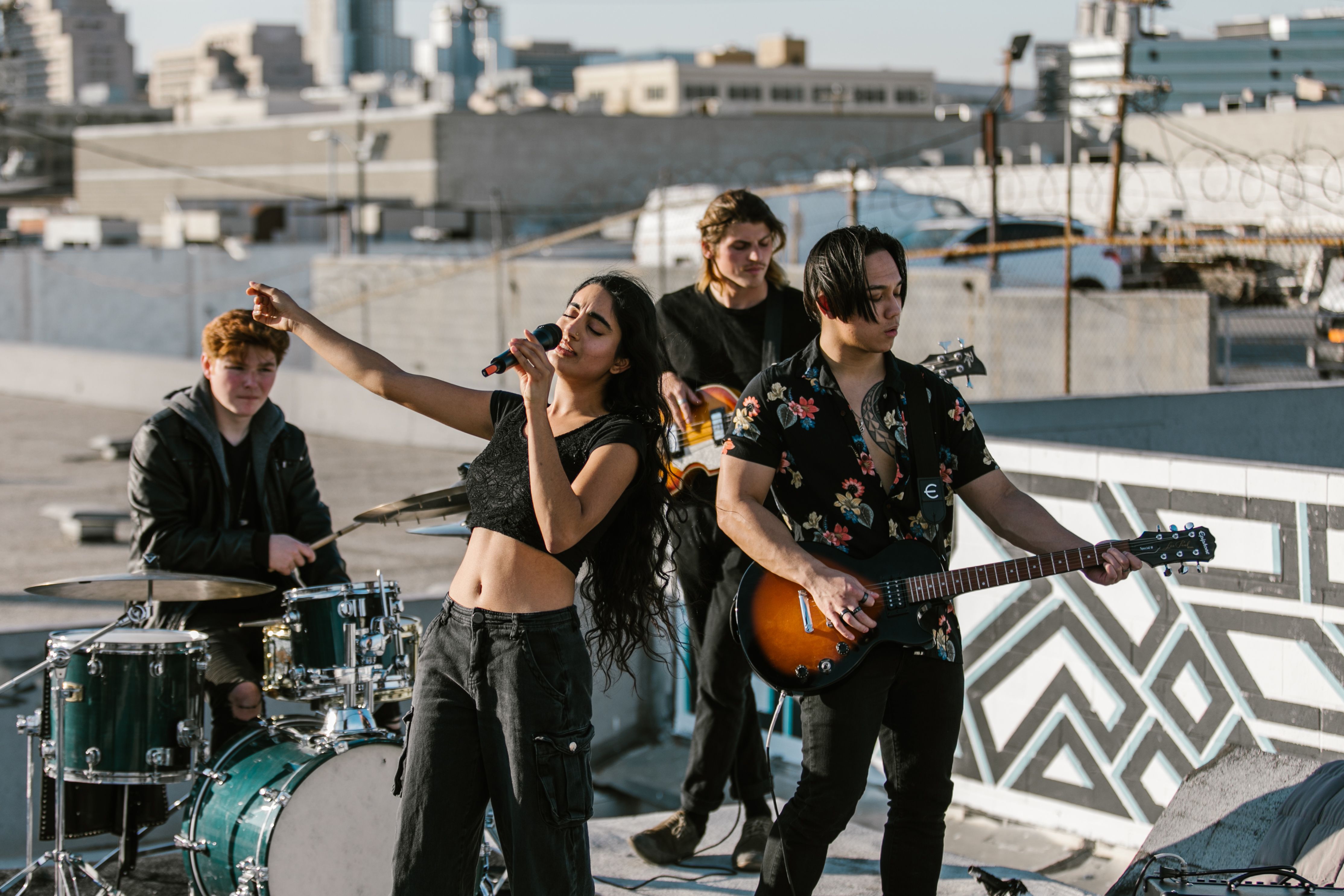 Band doing a Performance · Free Stock Photo