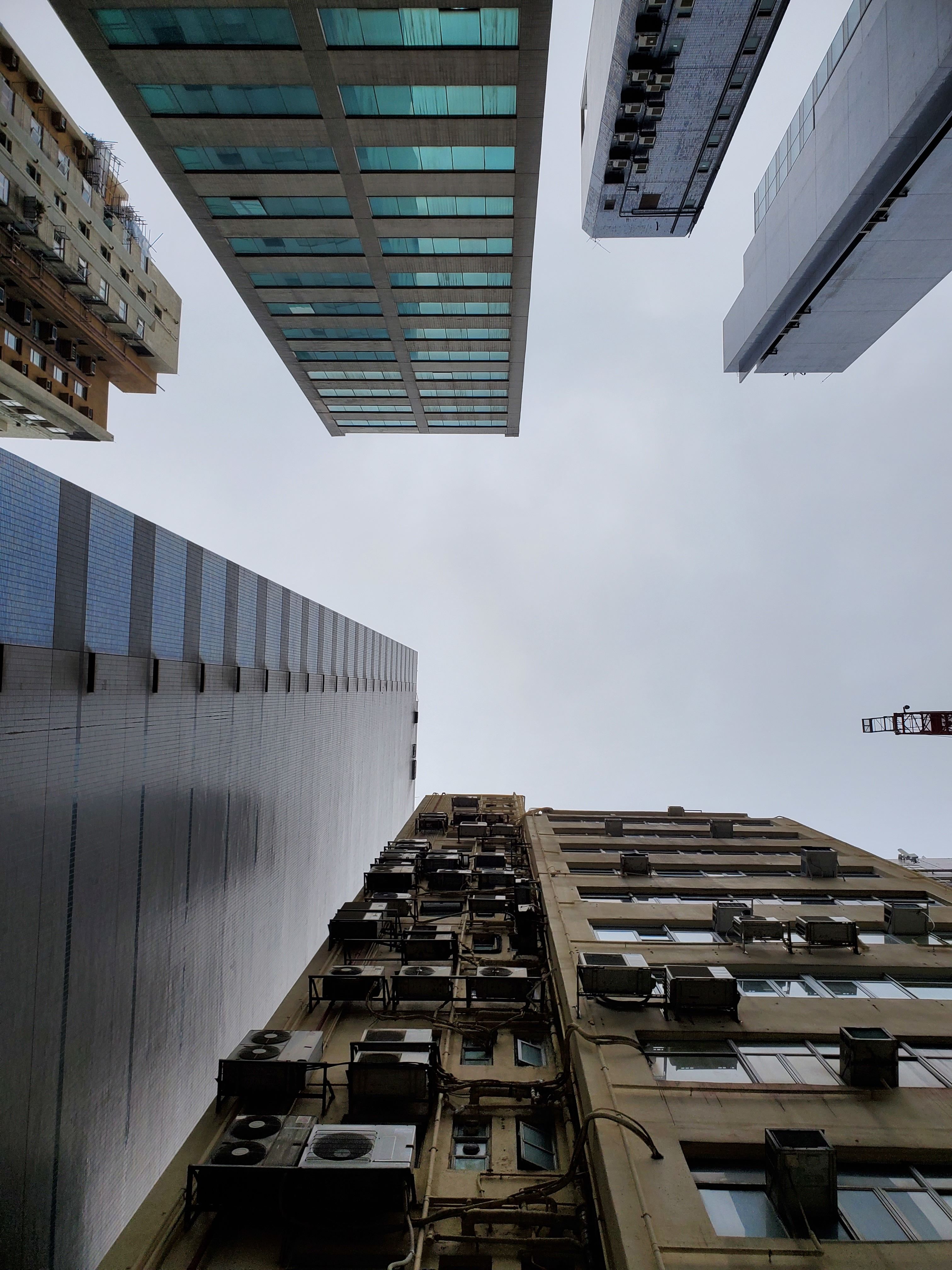 Overcast over Skyscrapers · Free Stock Photo