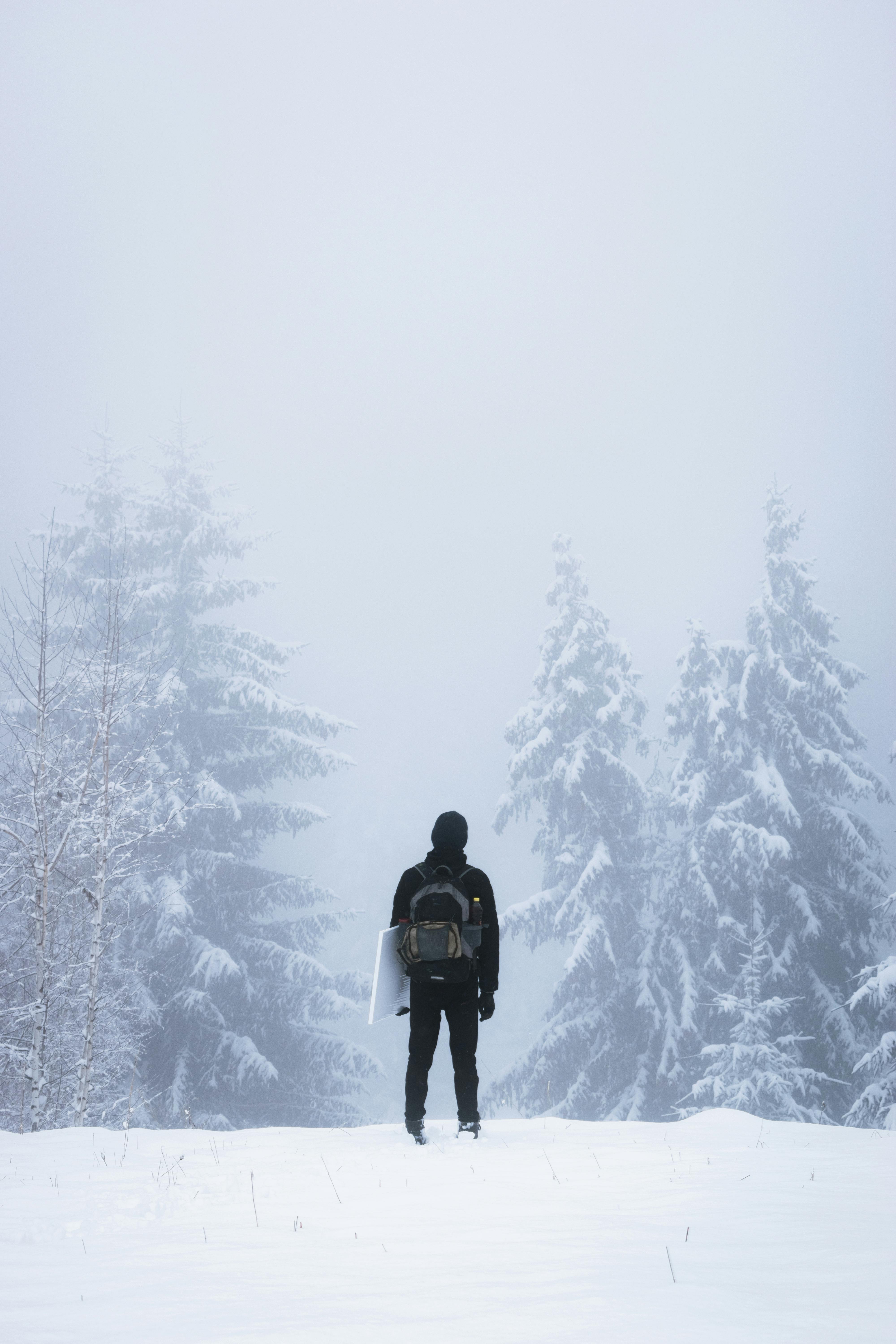 Brown Building Filled With Snow · Free Stock Photo