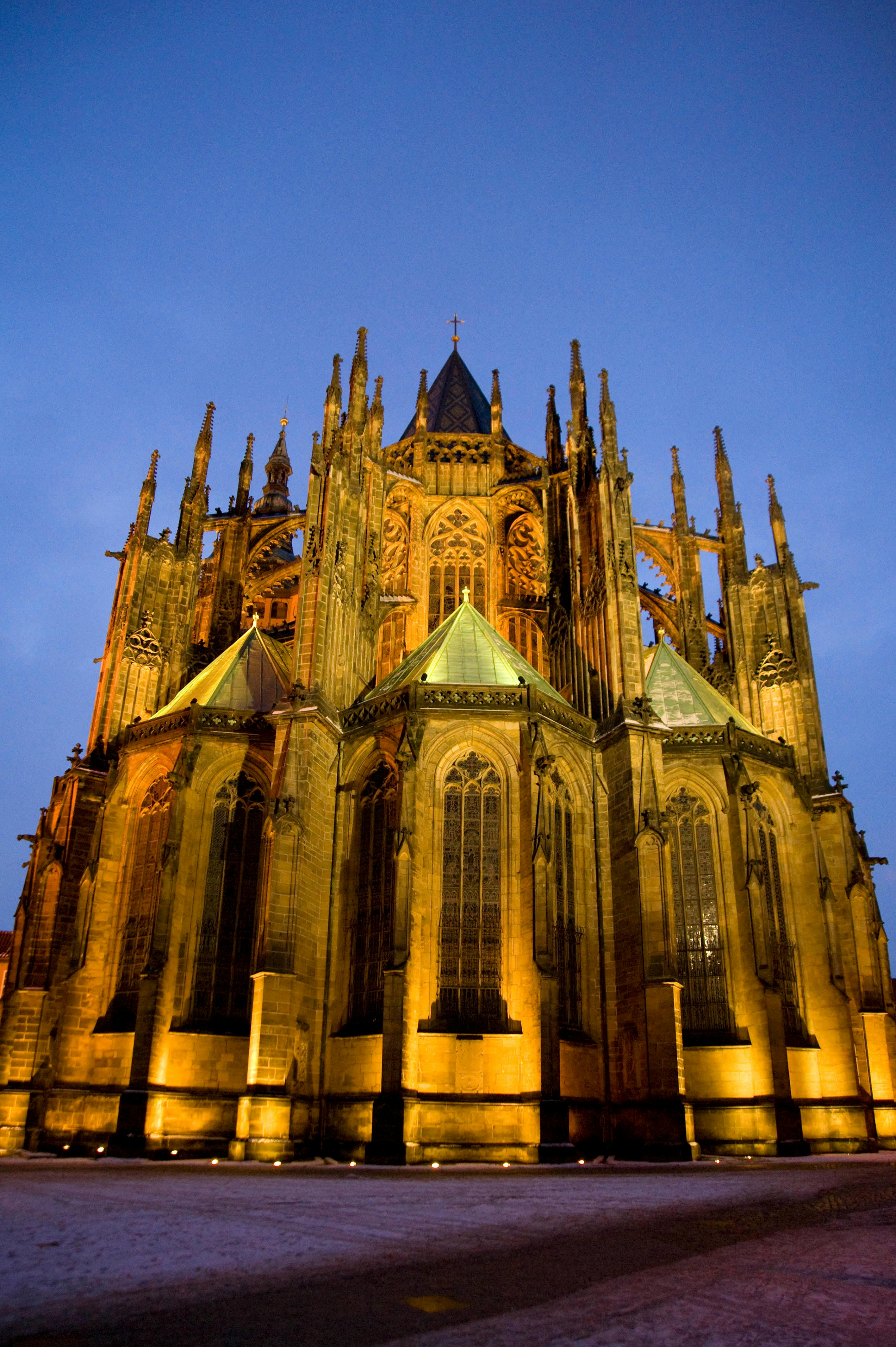 Gothic Architecture of St. Vitus Cathedral, Prague · Free Stock Photo