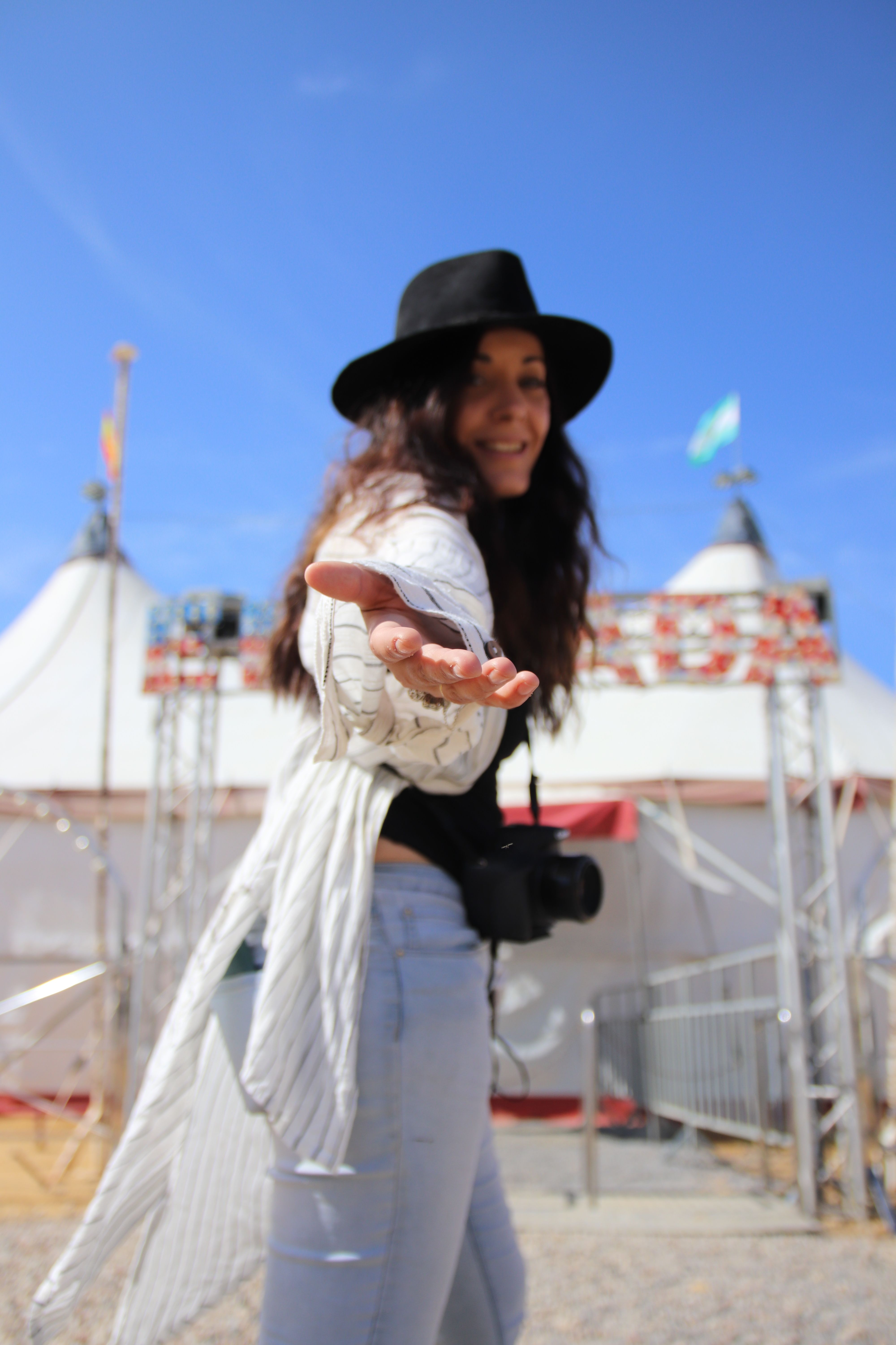 A Woman Reaching out with her Hand · Free Stock Photo
