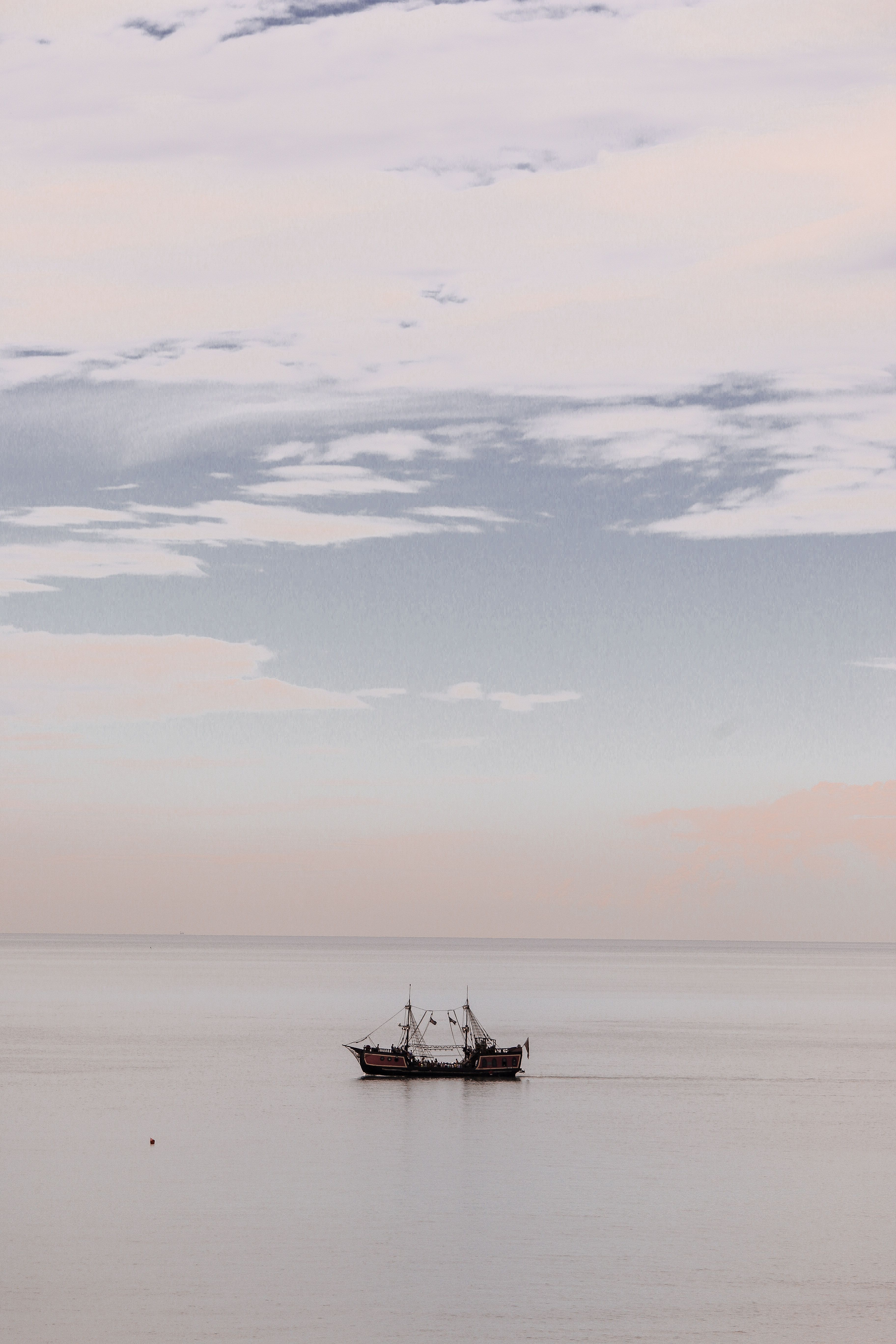 Brown Sailing Ship Miniature · Free Stock Photo