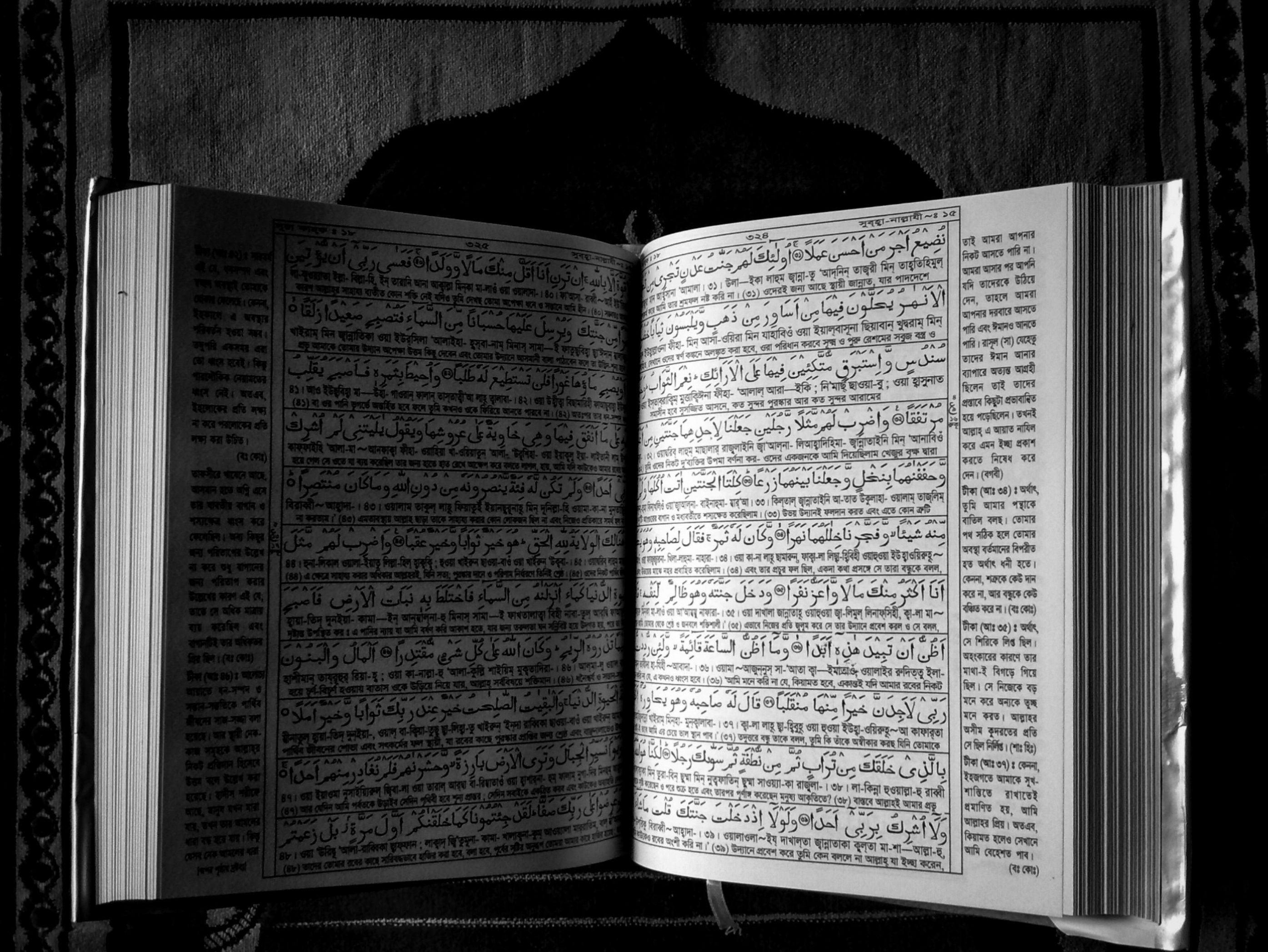 Holy Quran under sunlight · Free Stock Photo
