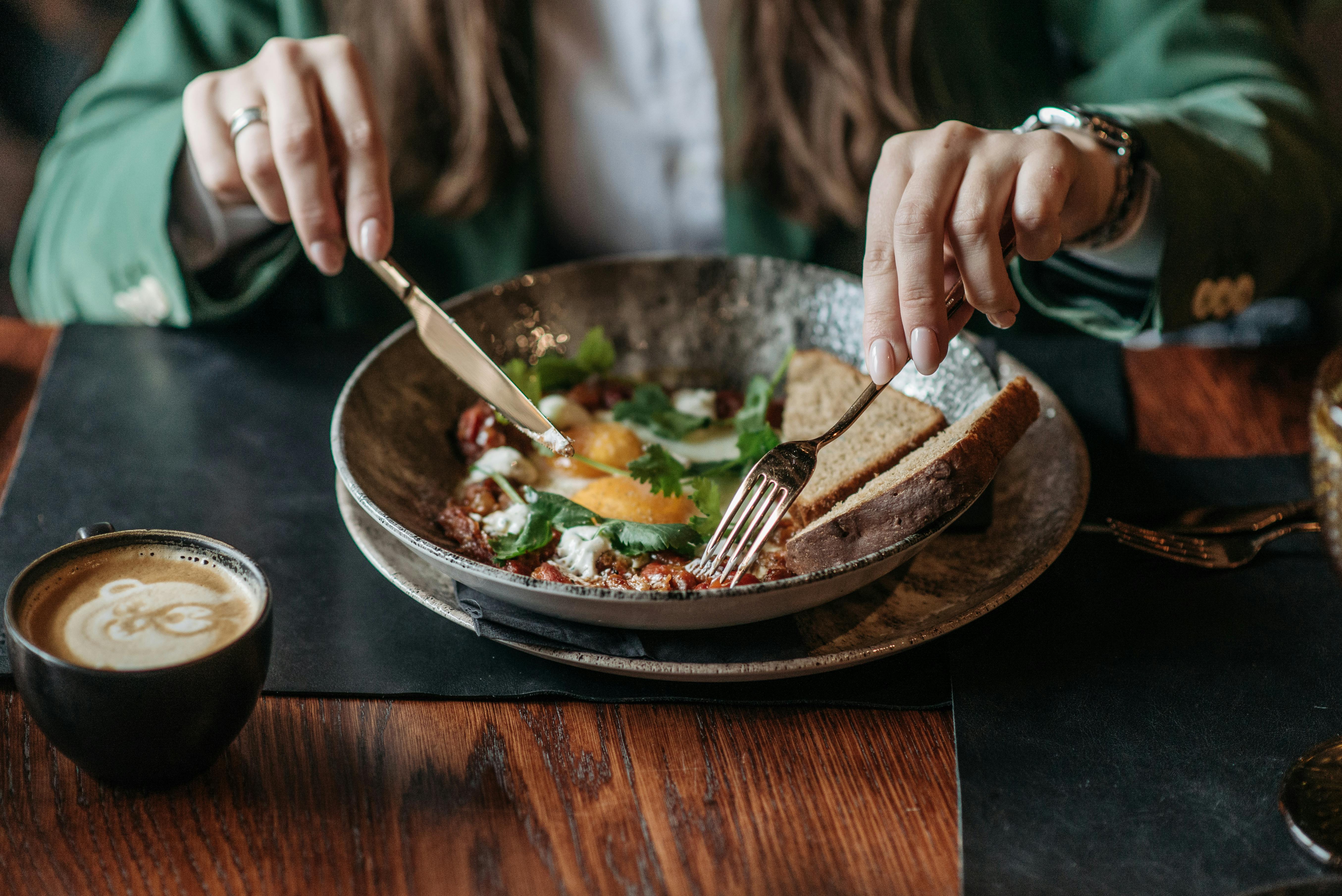 A Person Eating Breakfast · Free Stock Photo