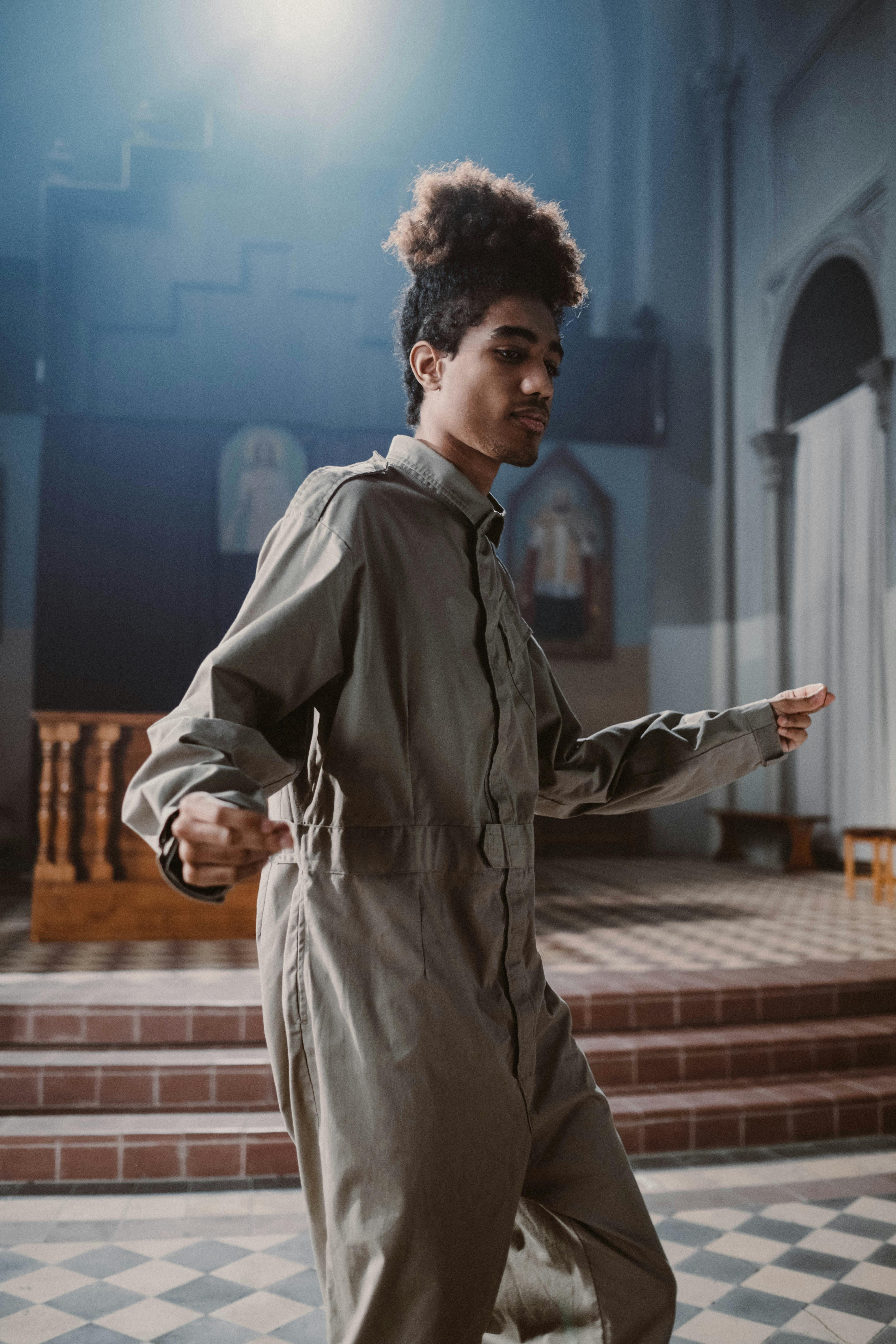 Man Singing in Church · Free Stock Photo