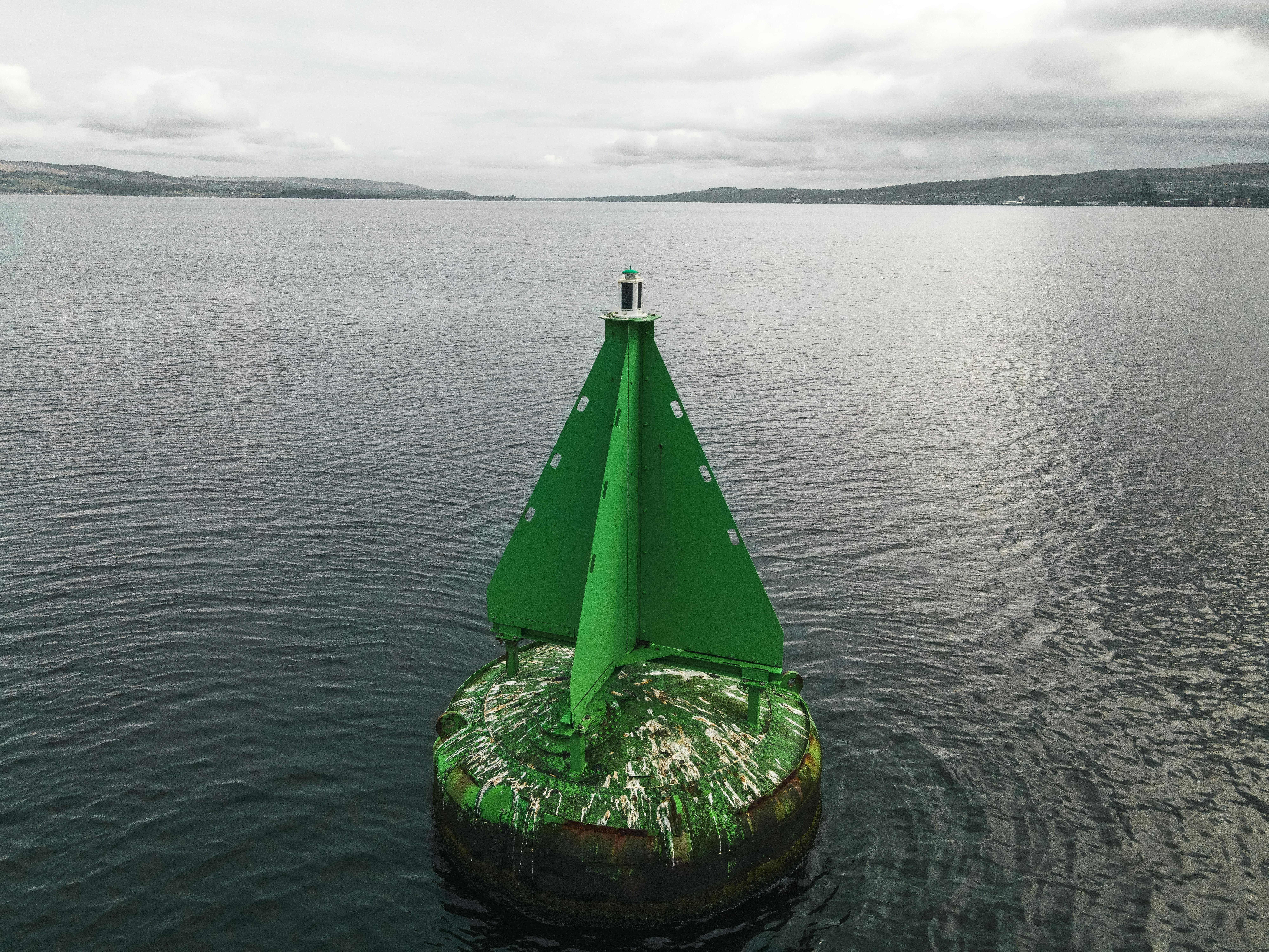 A Green Buoy on the Sea · Free Stock Photo