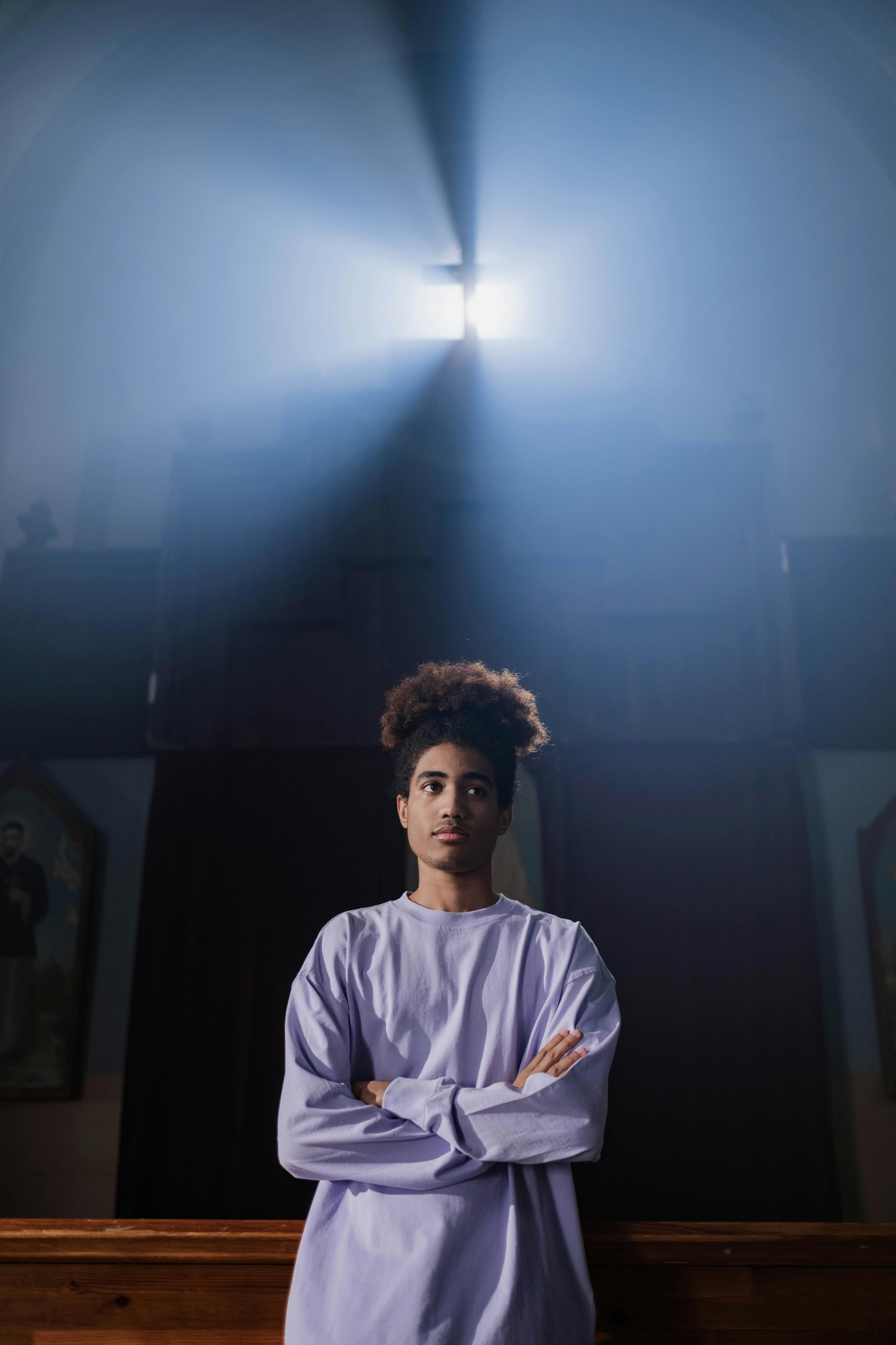 Man Standing in front of the Altar · Free Stock Photo