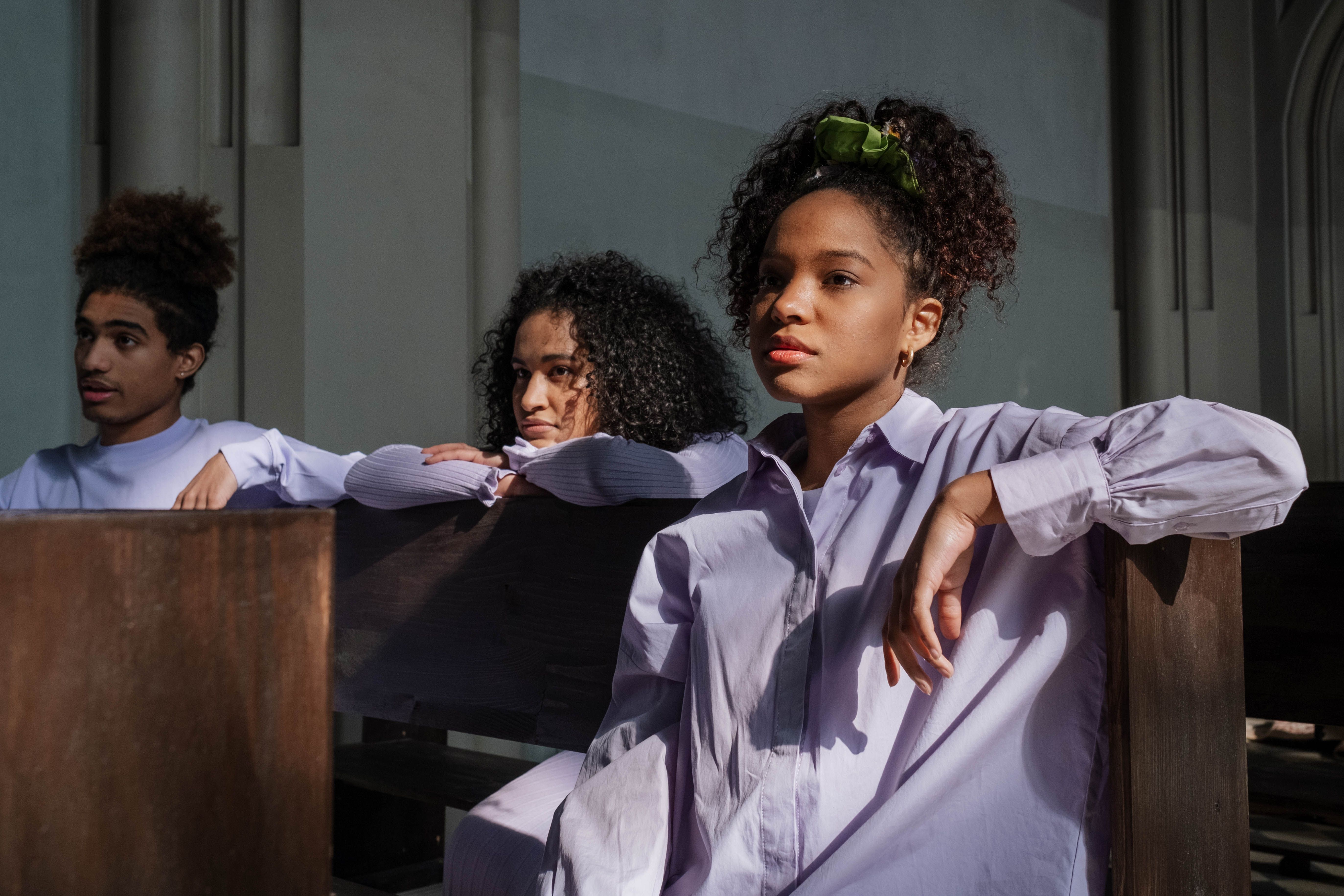 People Sitting on Church Pews · Free Stock Photo