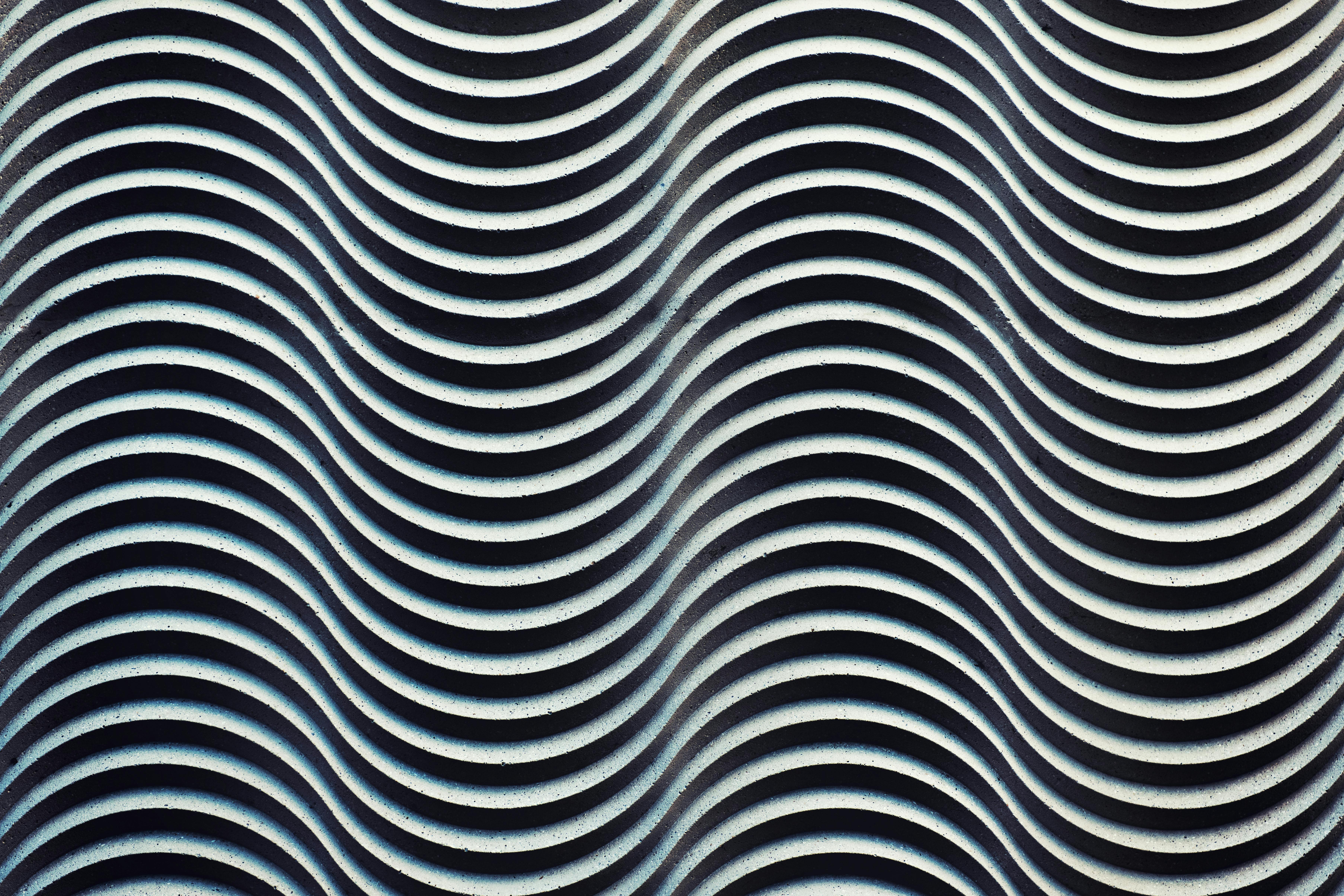 Horizontal Waves Design · Free Stock Photo