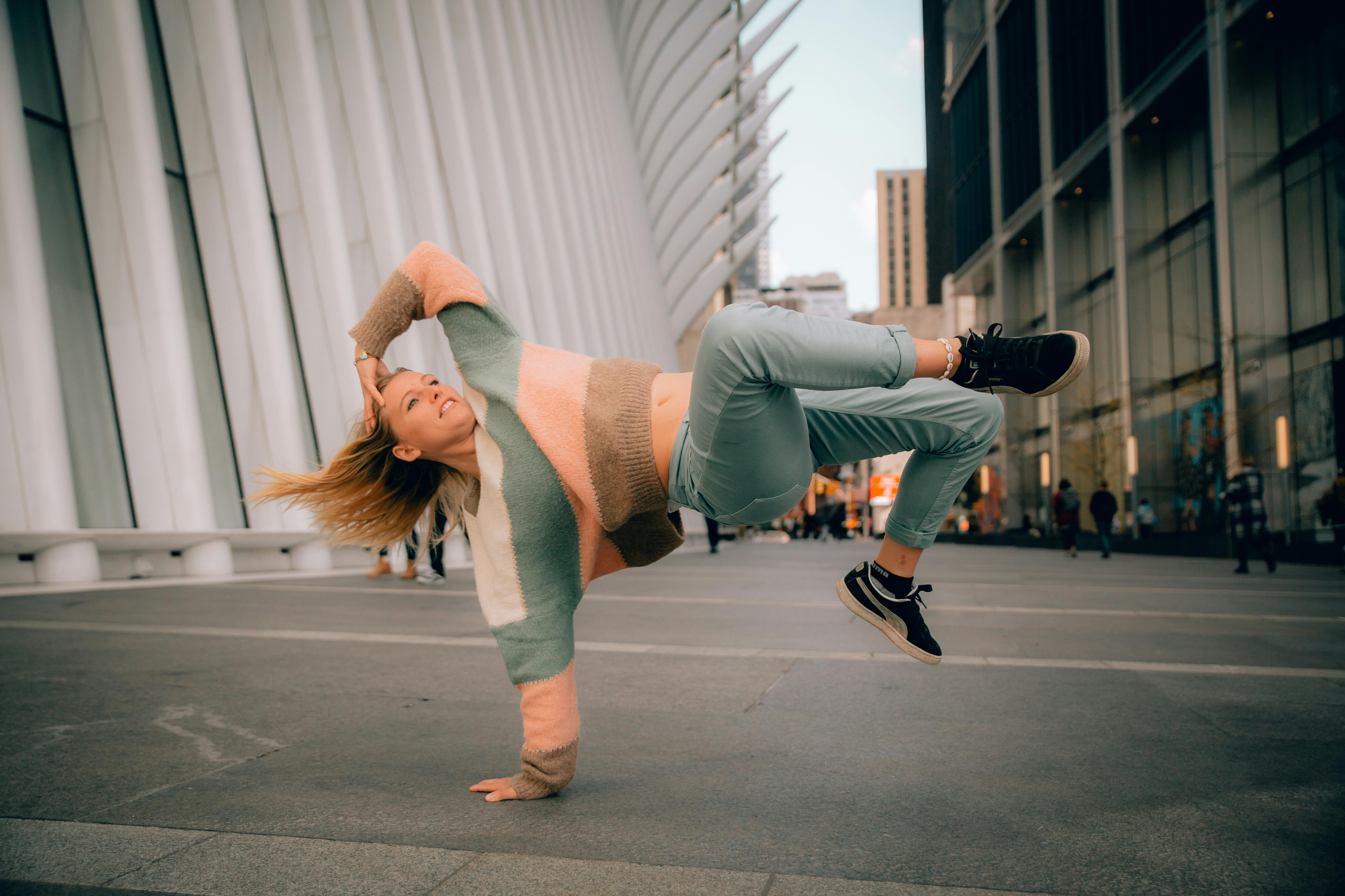 Woman Break Dancing in the City · Free Stock Photo