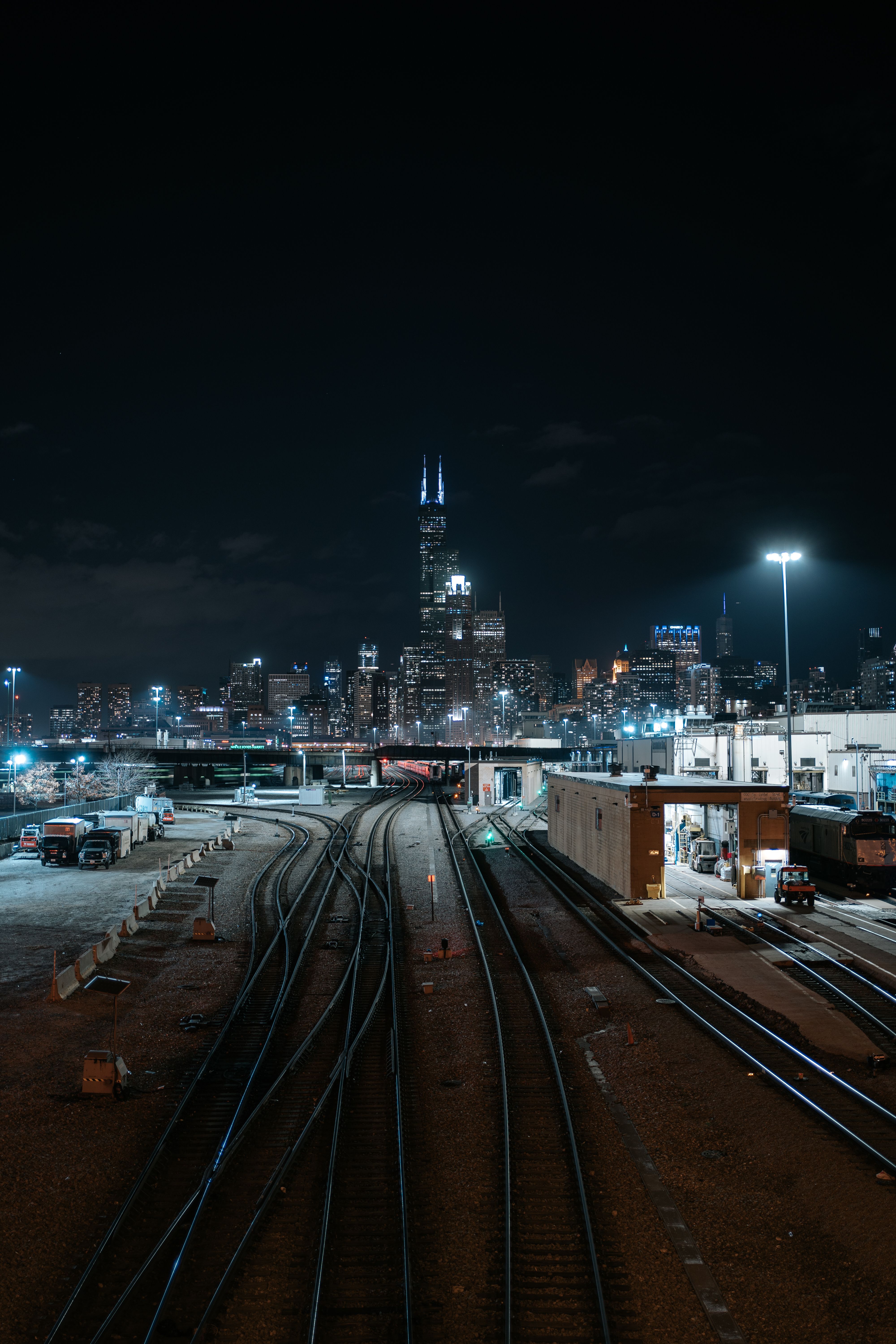 City Buildings during Night Time · Free Stock Photo
