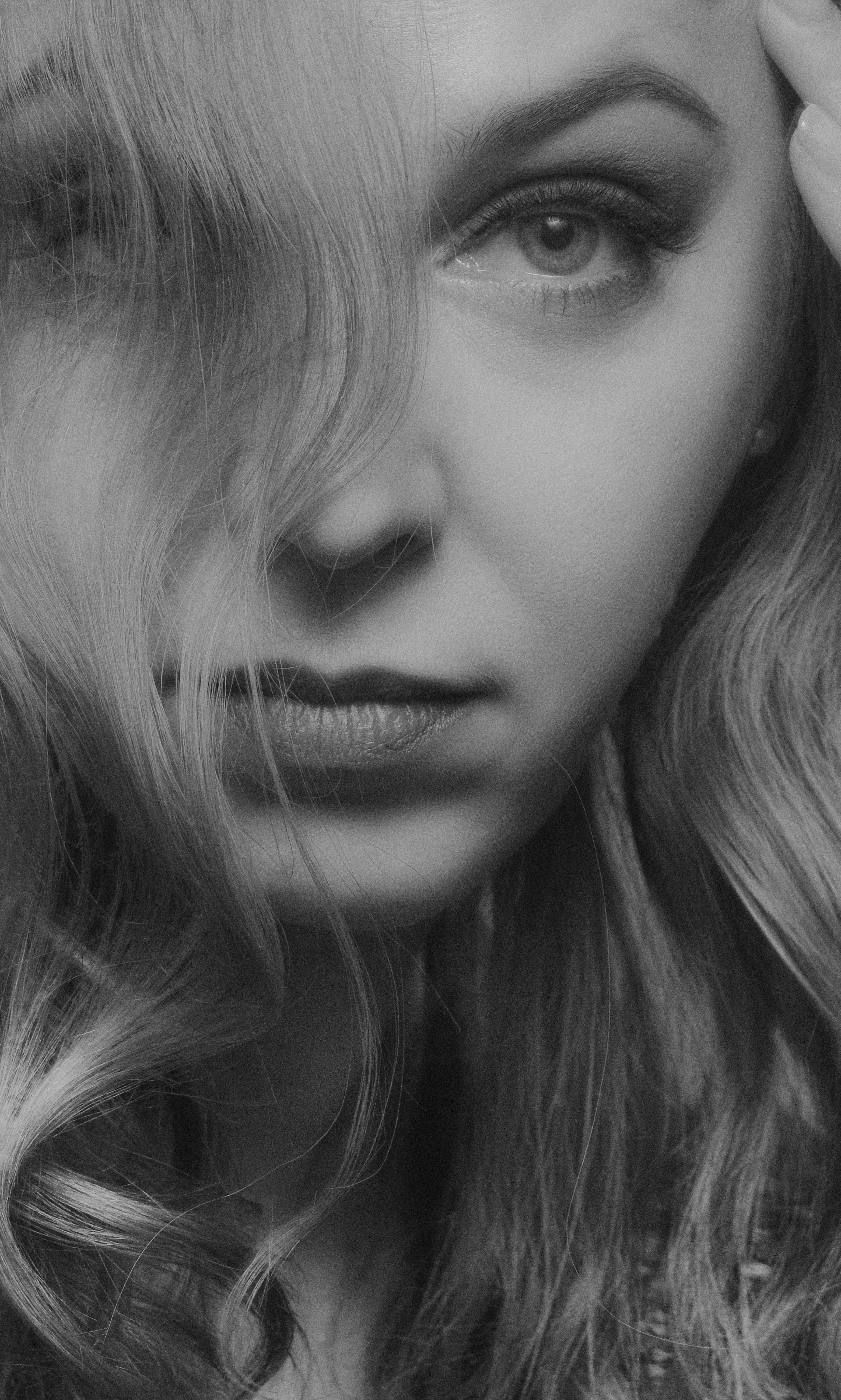 Grayscale Photo Of Woman · Free Stock Photo