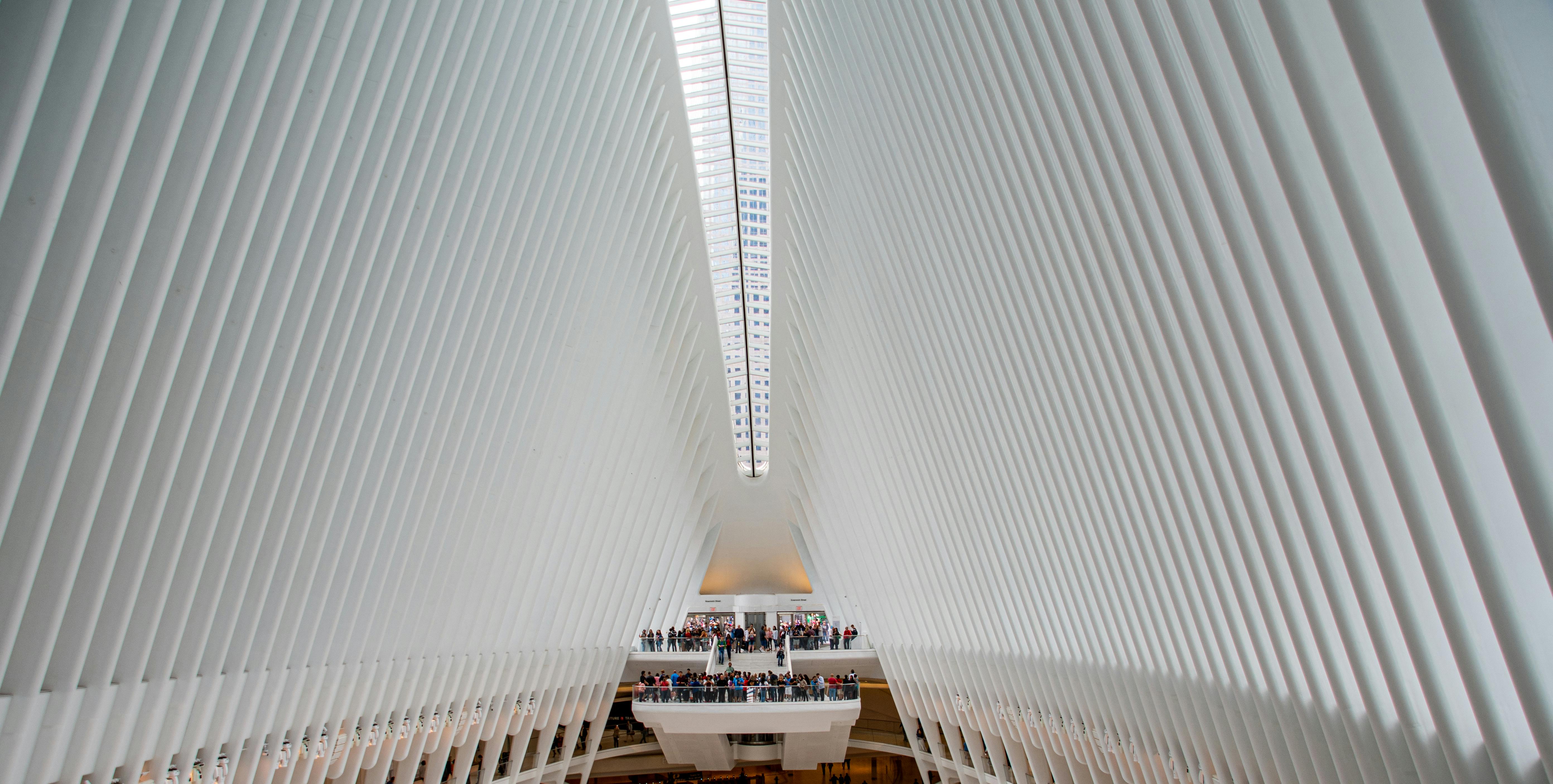The Triangular Shape Ceiling Inside the One World Trade Center · Free ...