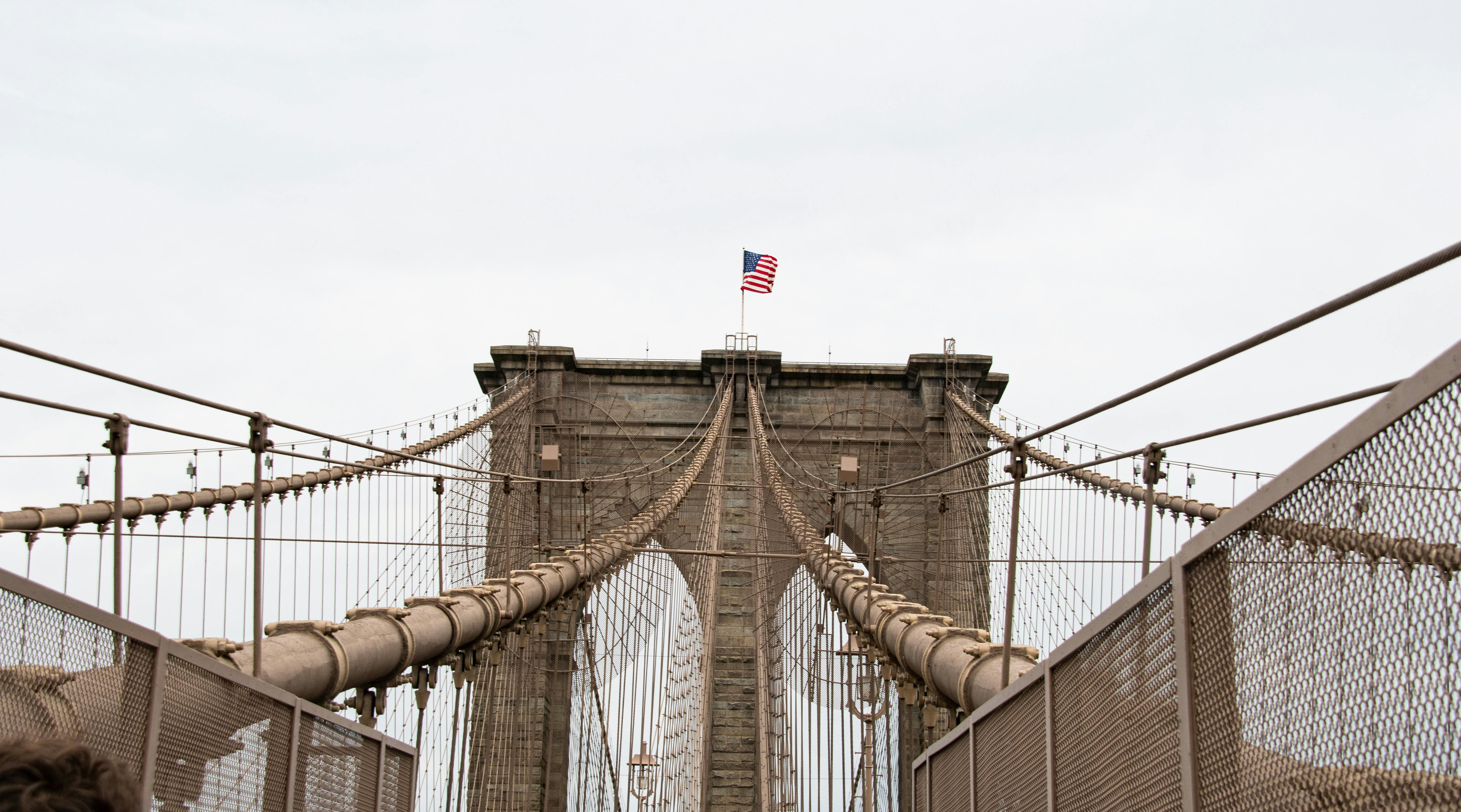 A Brown Bridge Under White Sky · Free Stock Photo