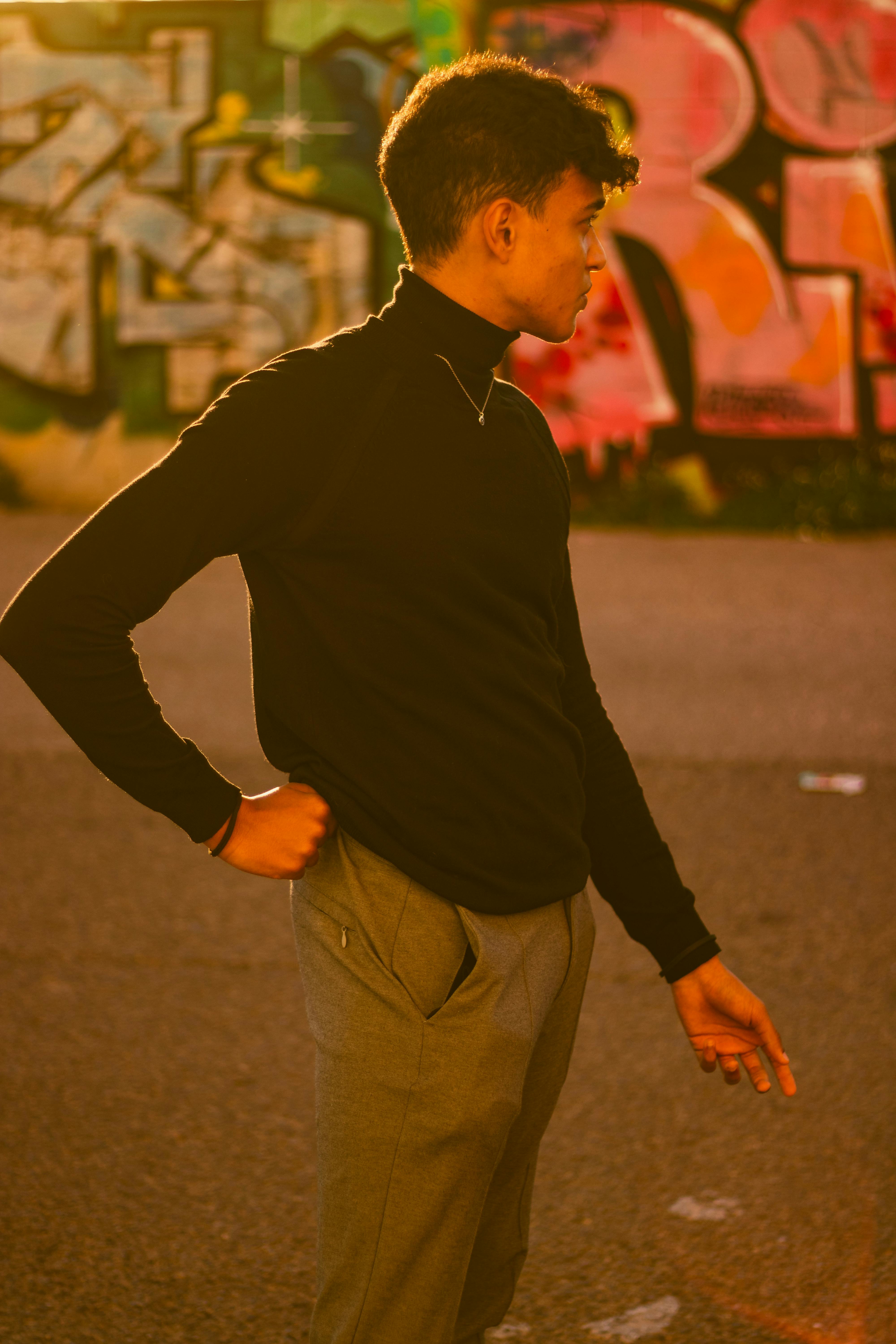 Man Standing on Top of a Ramp · Free Stock Photo