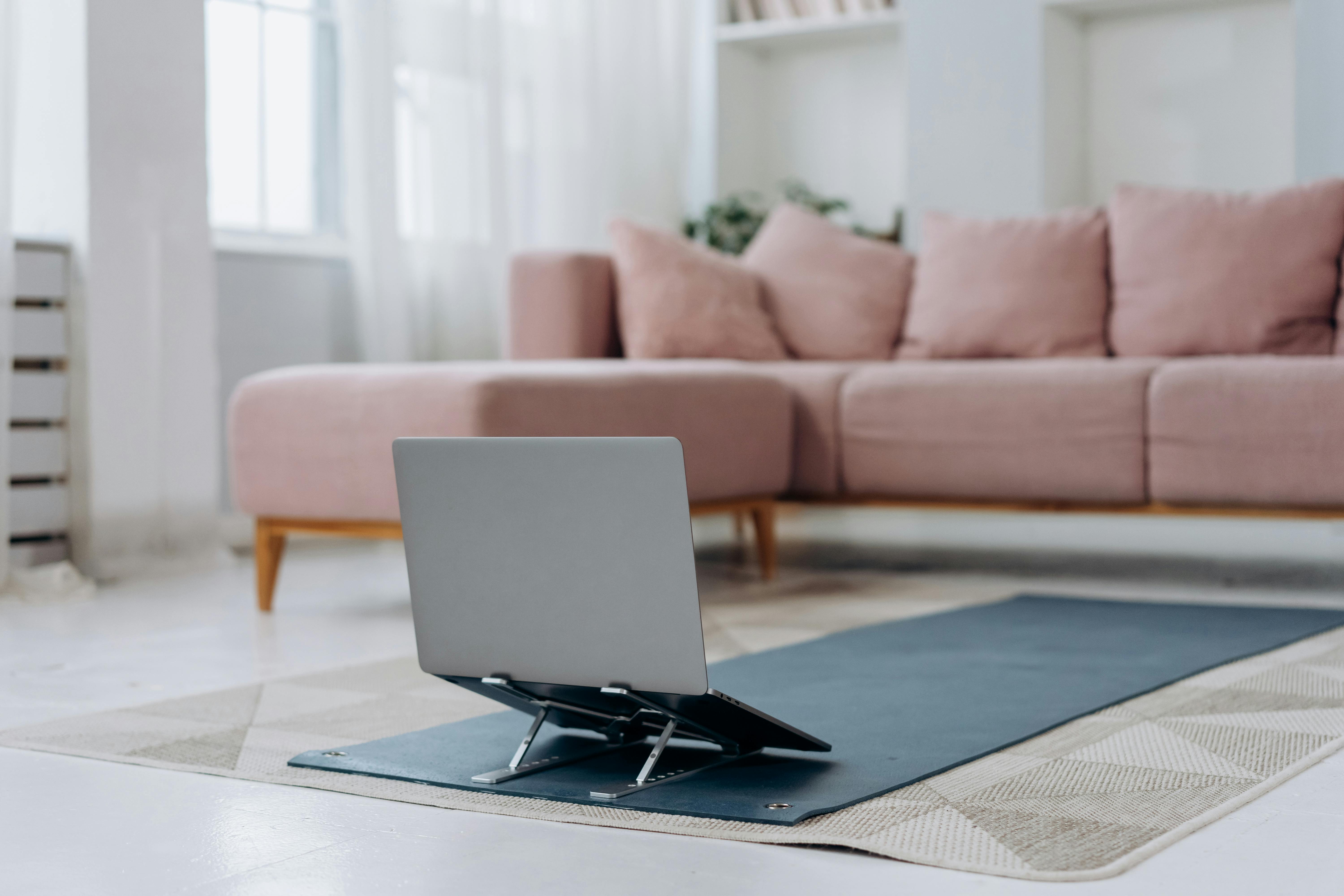 A Gray Laptop on the Floor · Free Stock Photo