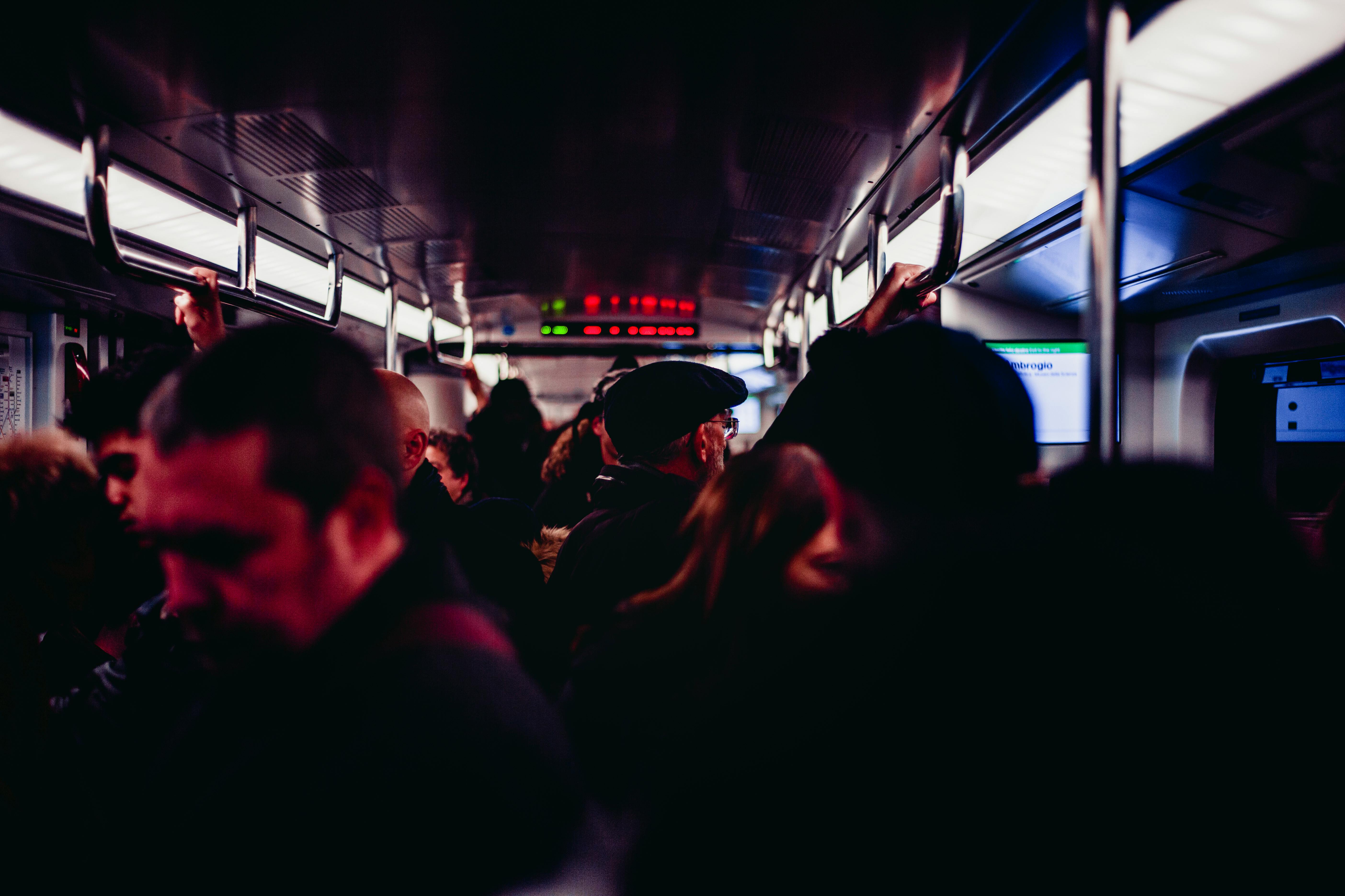 Group of People in Train · Free Stock Photo