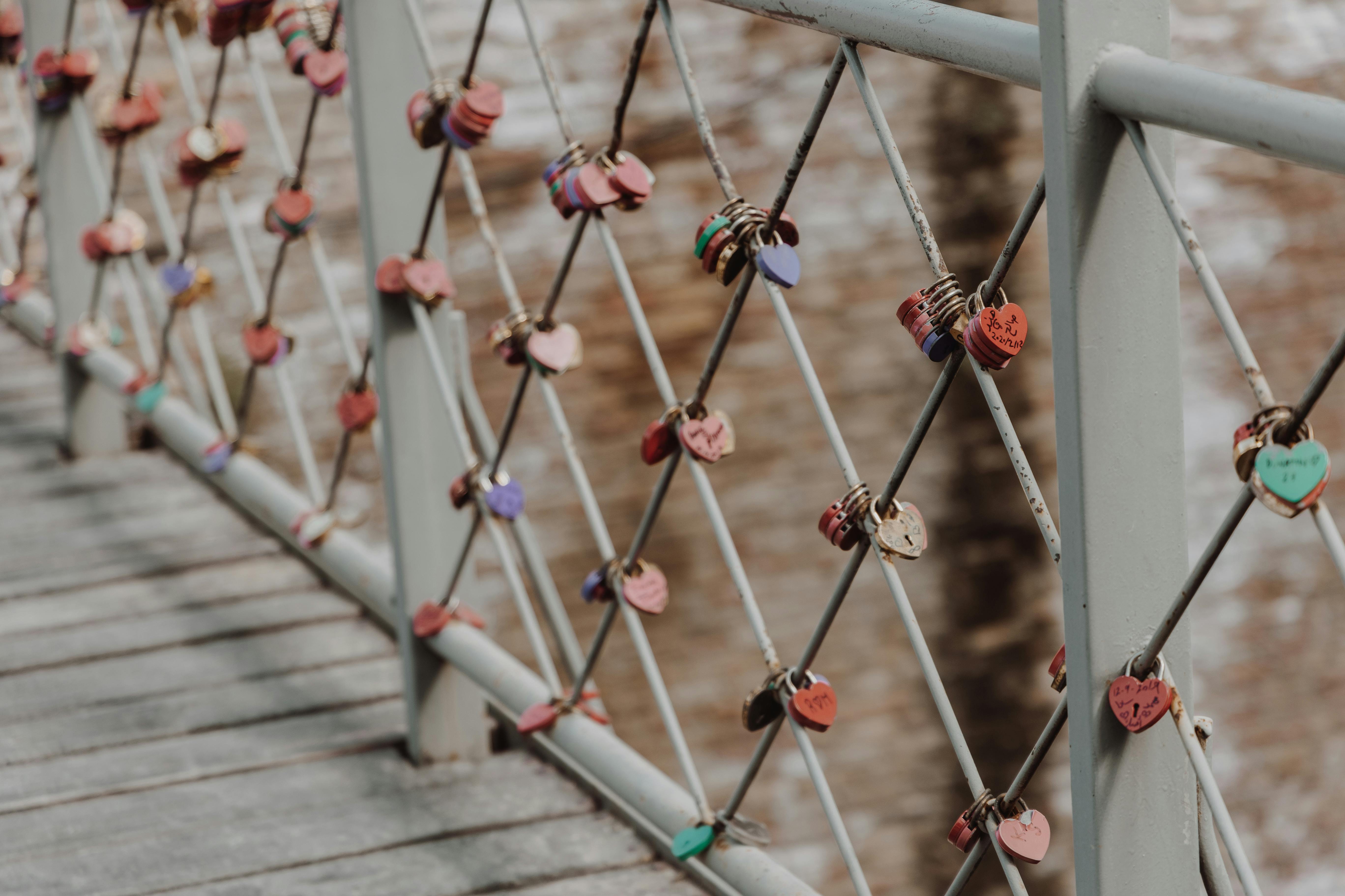 Bridge with Padlocks · Free Stock Photo