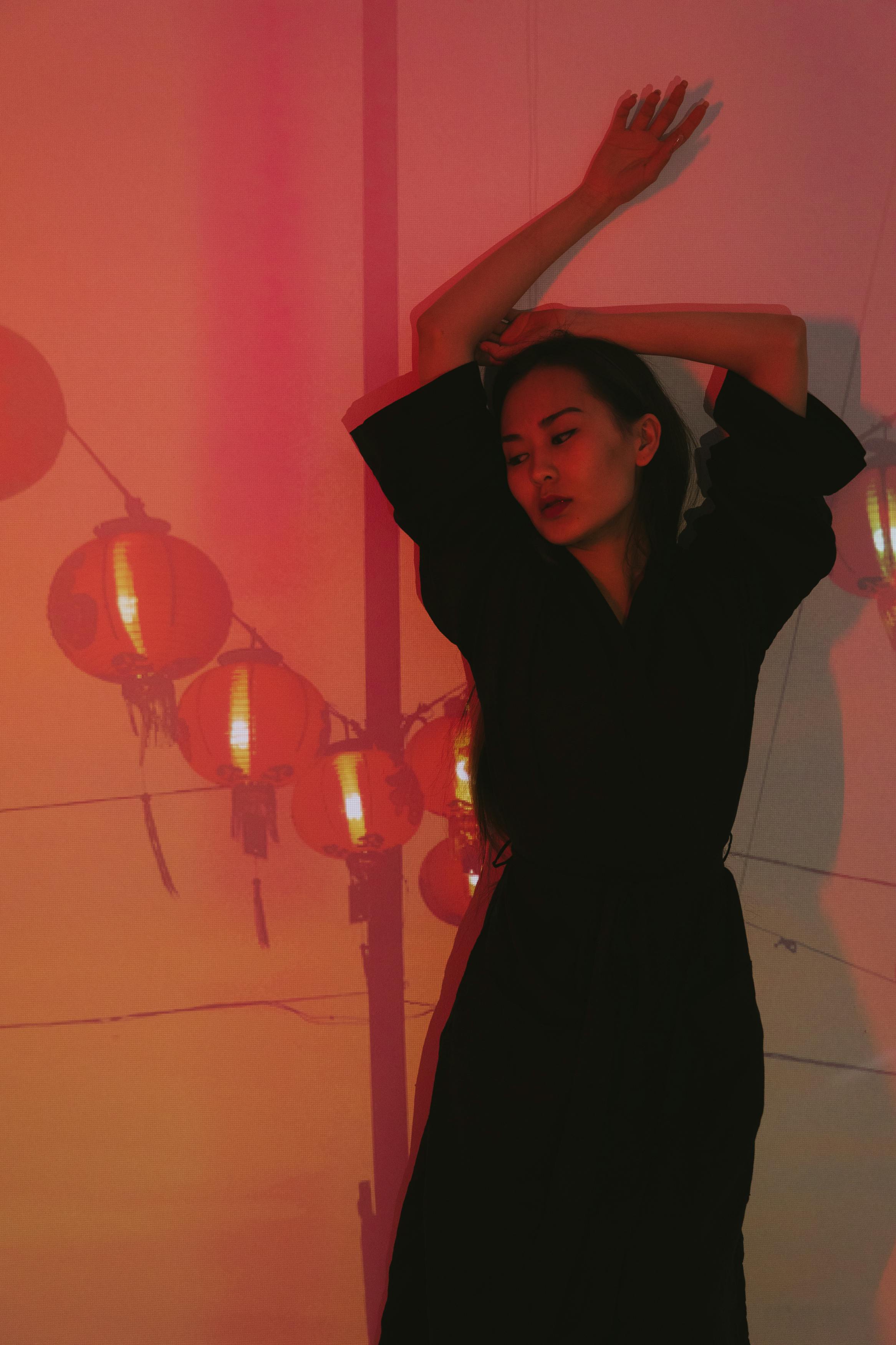 A Pretty Female Cosplayer Sitting · Free Stock Photo