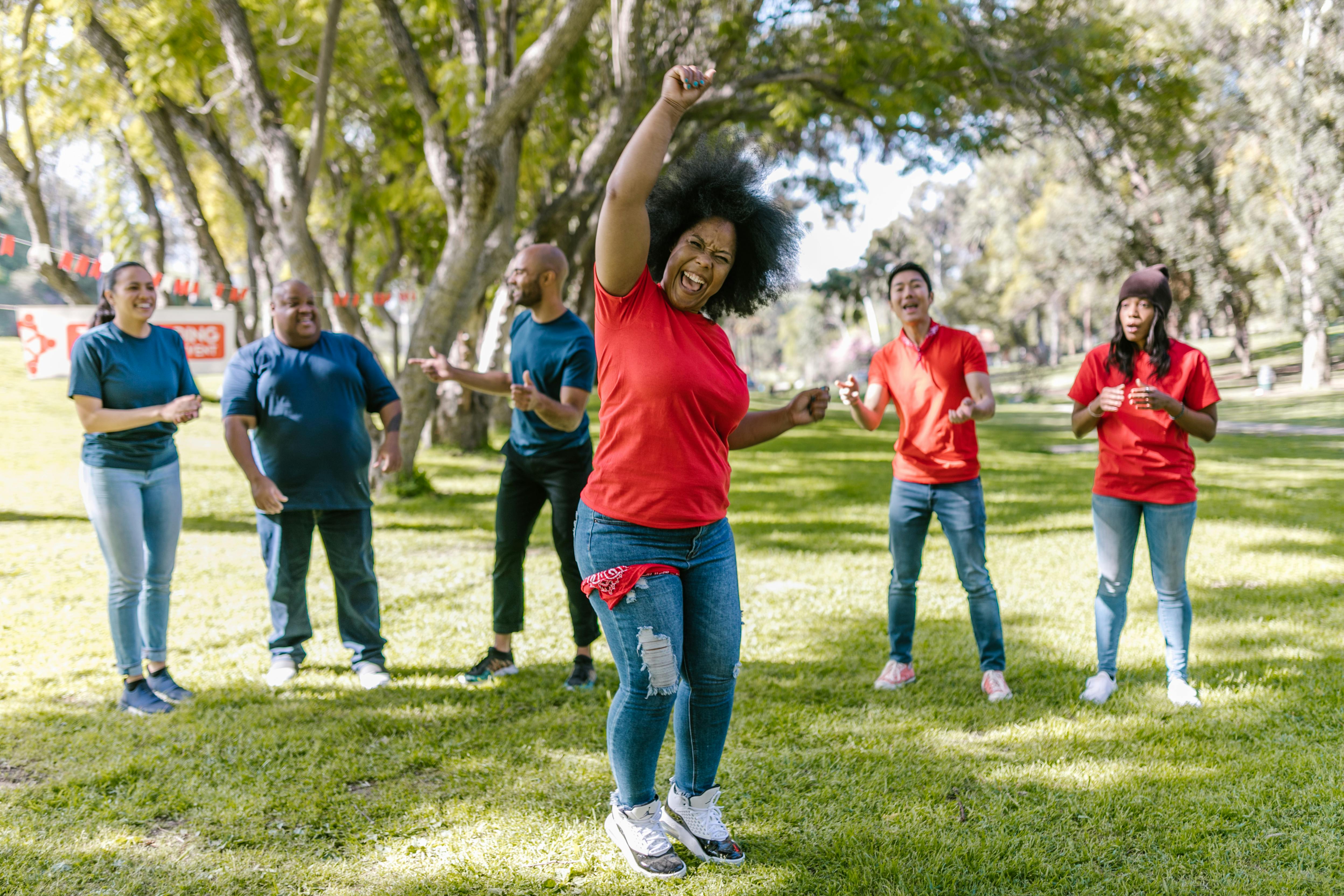 Woman Dancing With Joy · Free Stock Photo