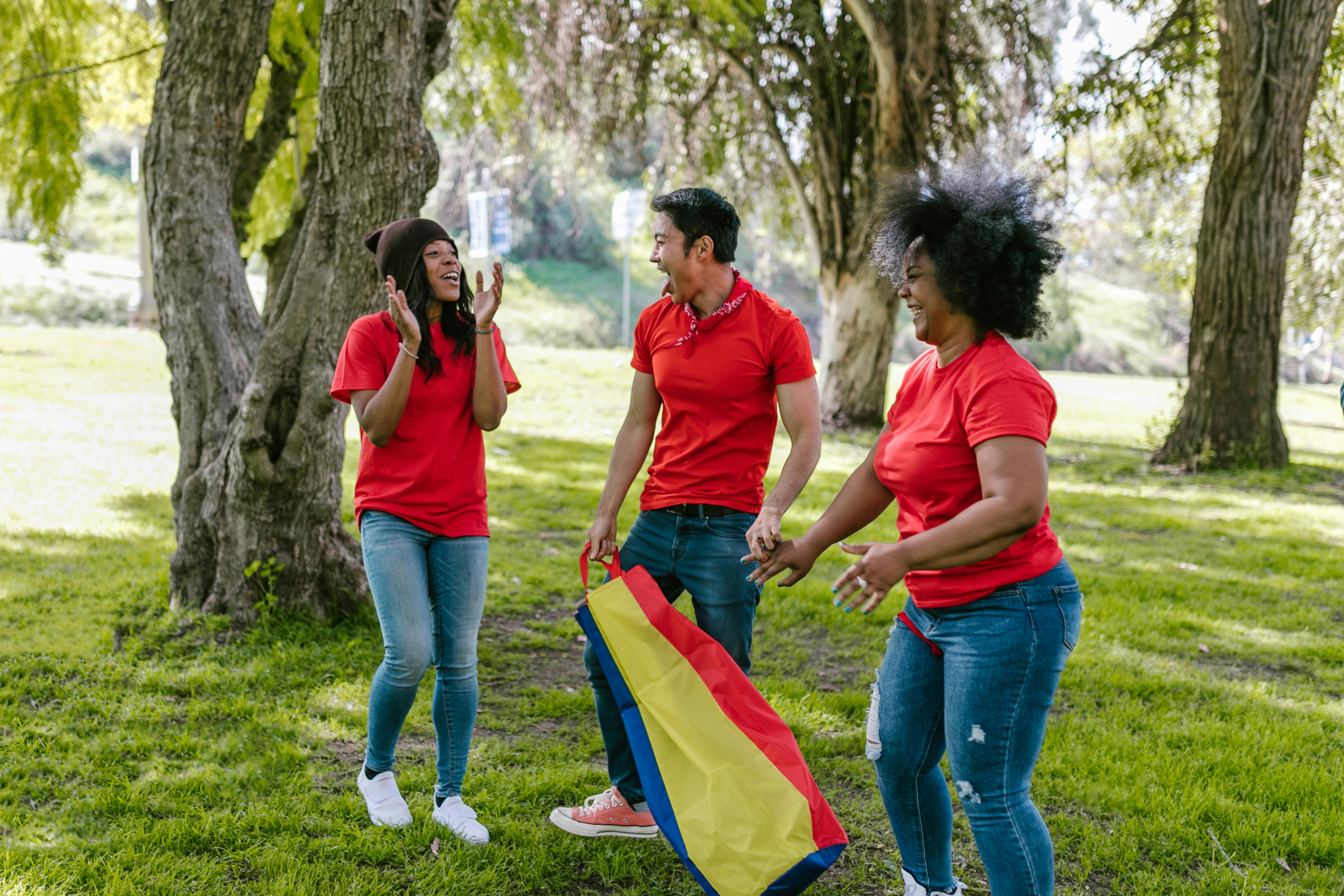 Group of People Playing Outdoor Game · Free Stock Photo