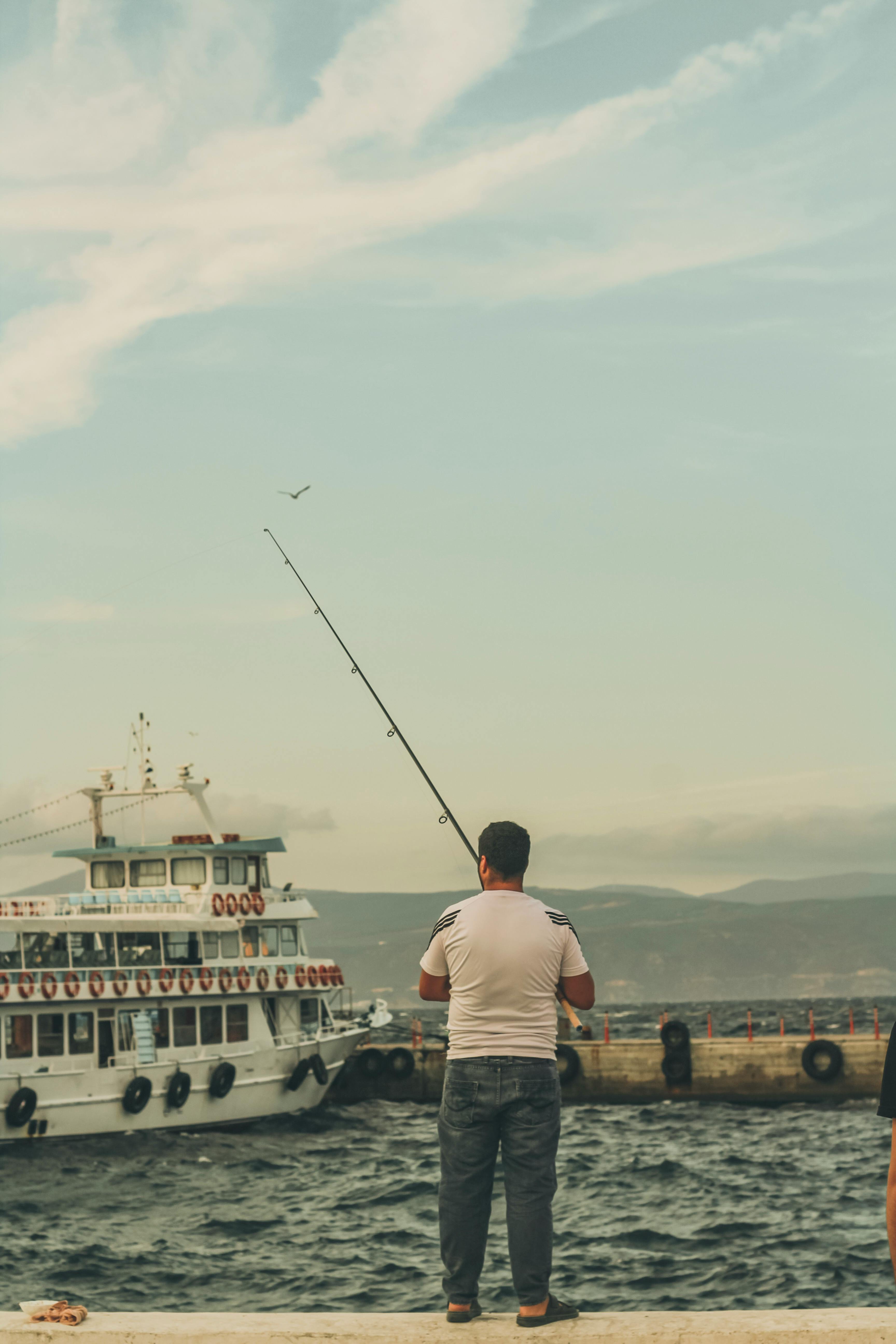 Photo of a Man Fishing · Free Stock Photo