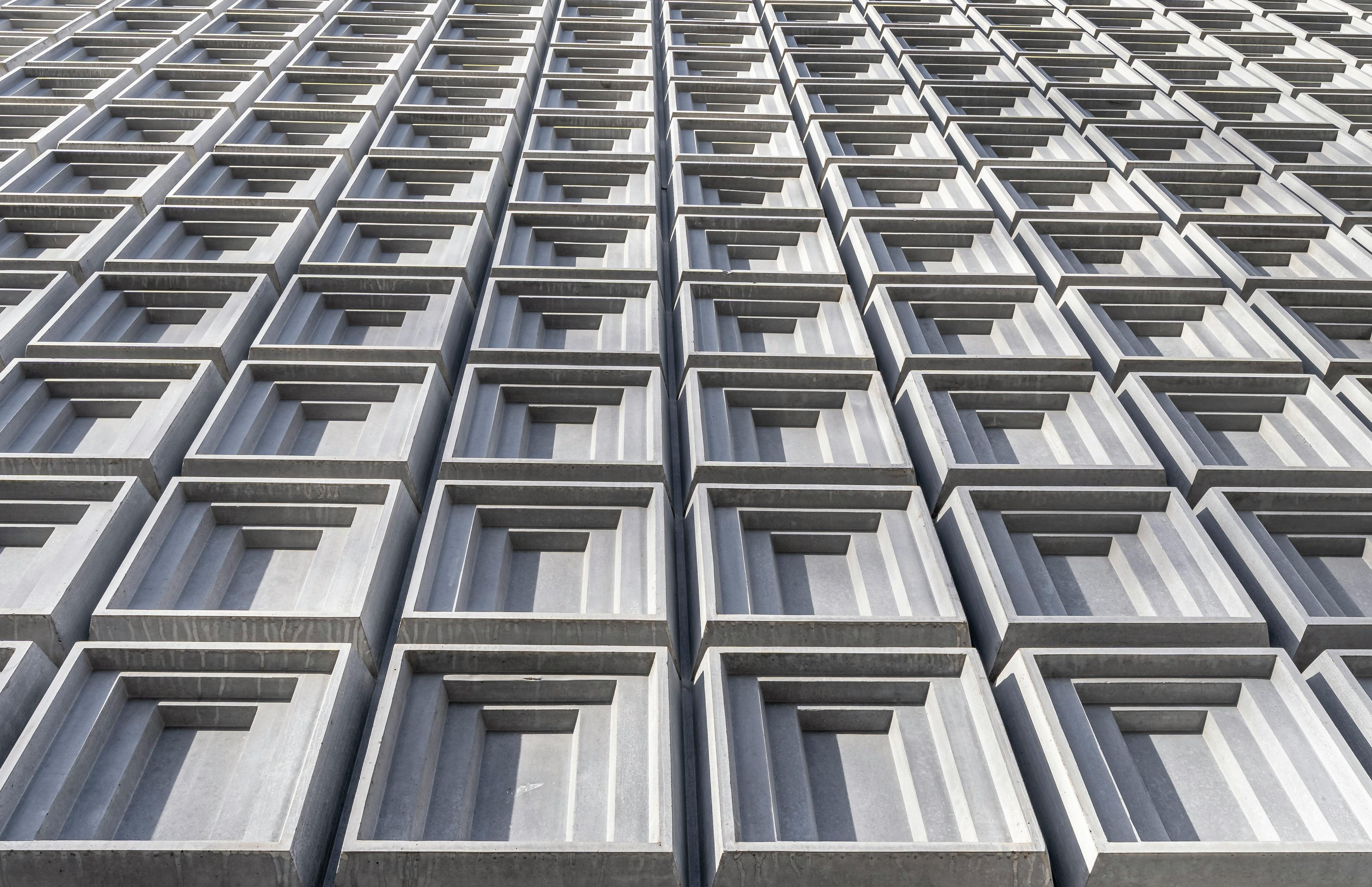 Architectural Details of Concrete Building · Free Stock Photo