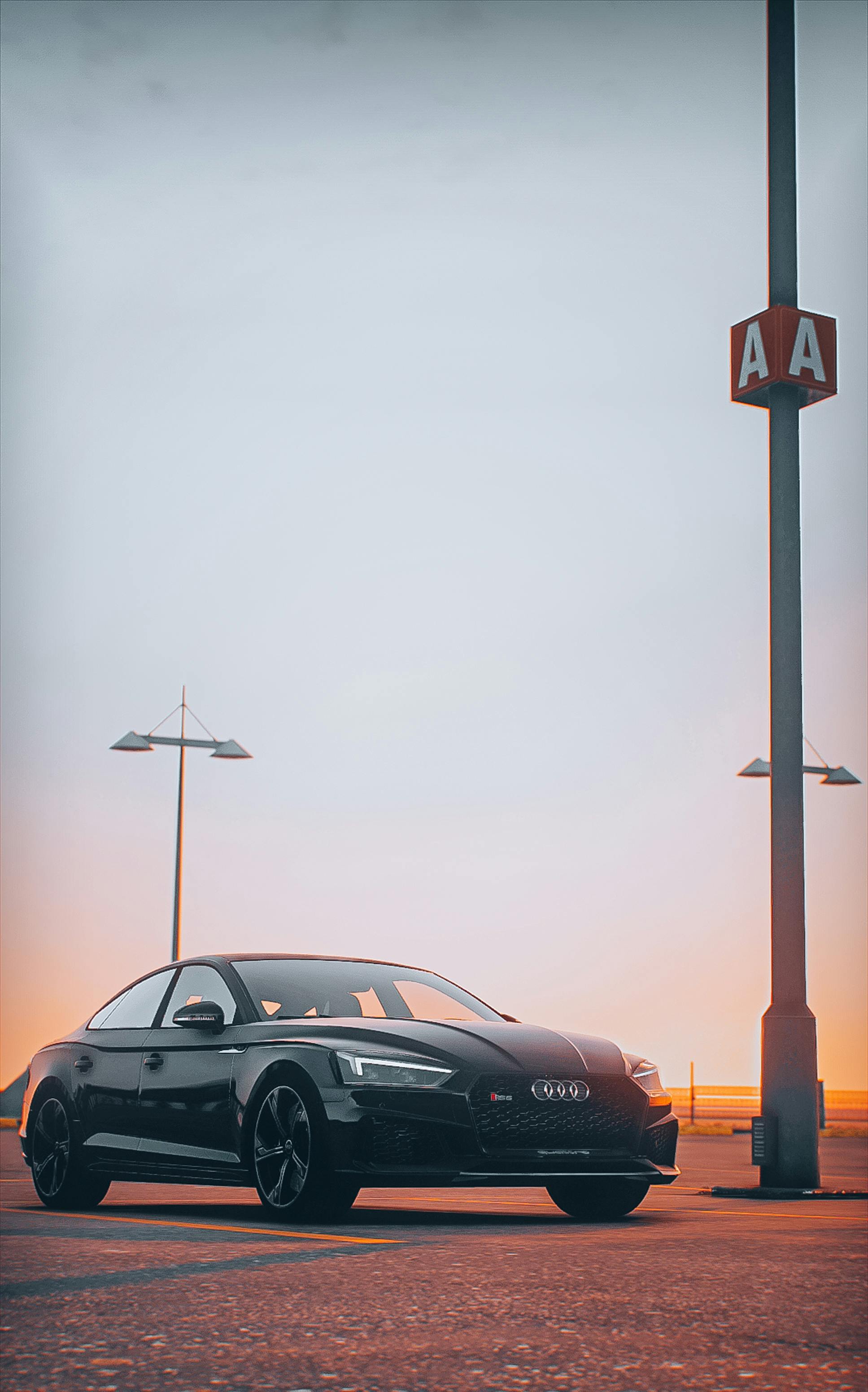 Black Car at the Parking Lot · Free Stock Photo