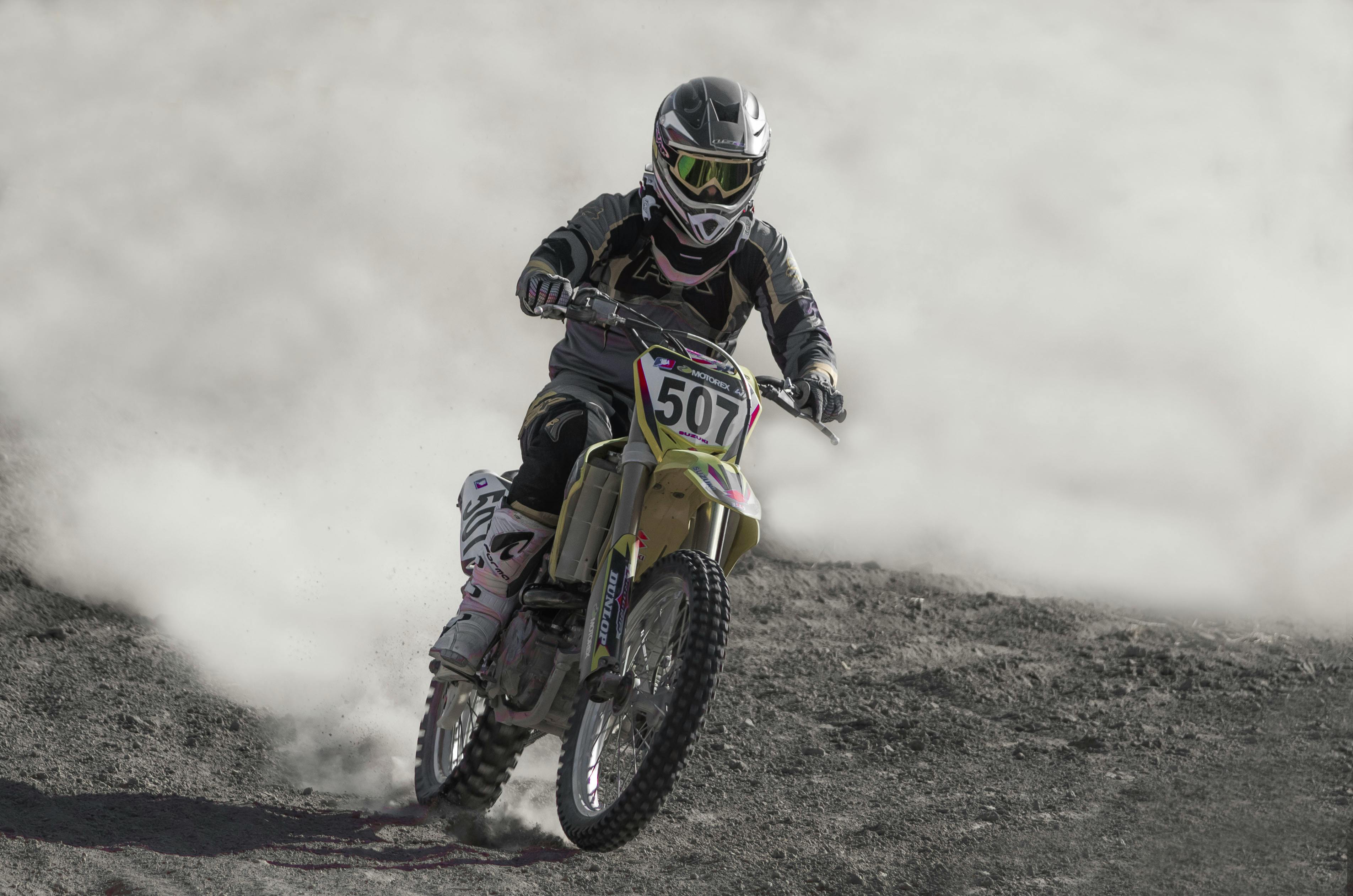 Person Riding a Motorcycle · Free Stock Photo