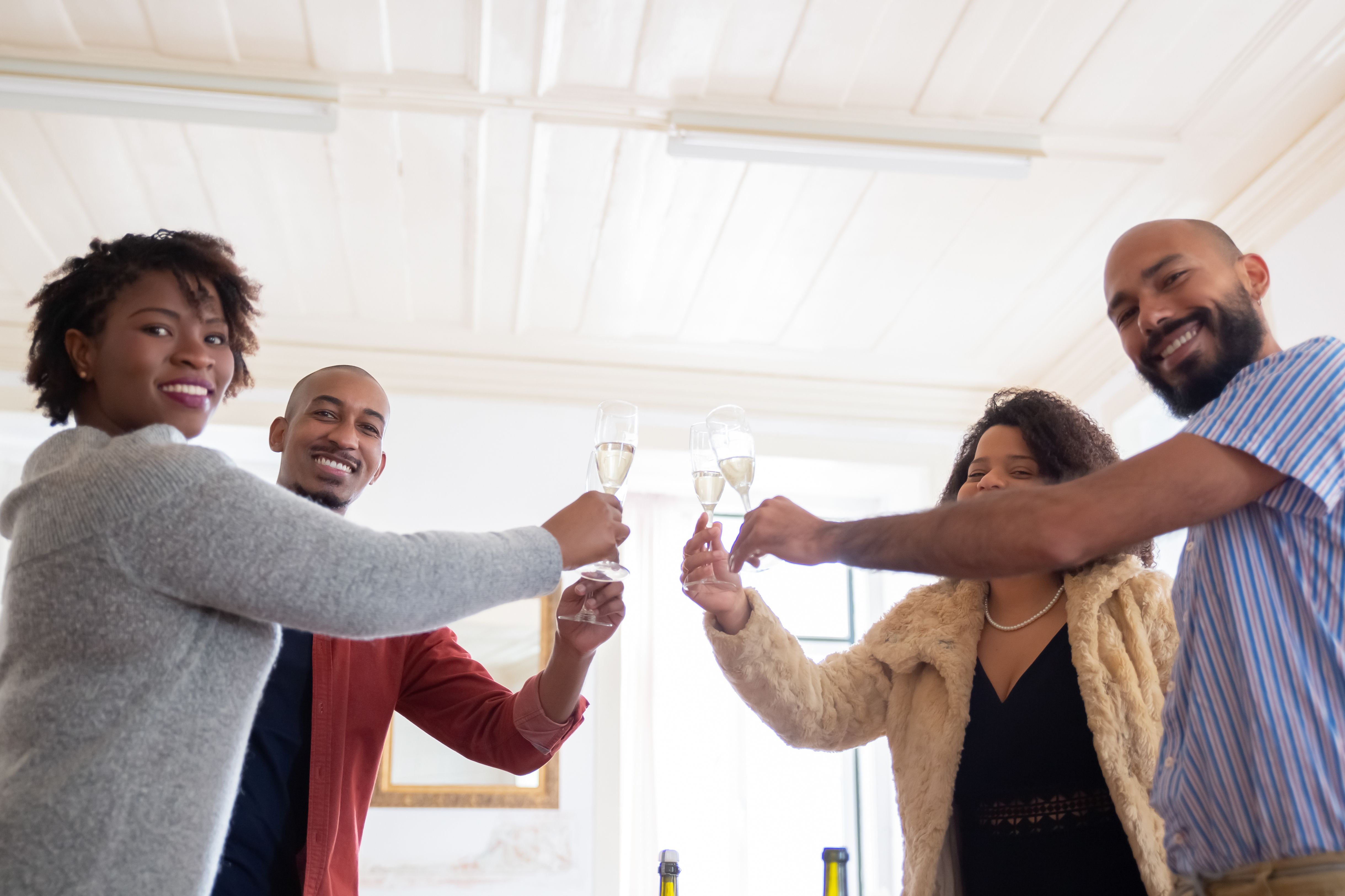 Group of People Having a Toast · Free Stock Photo
