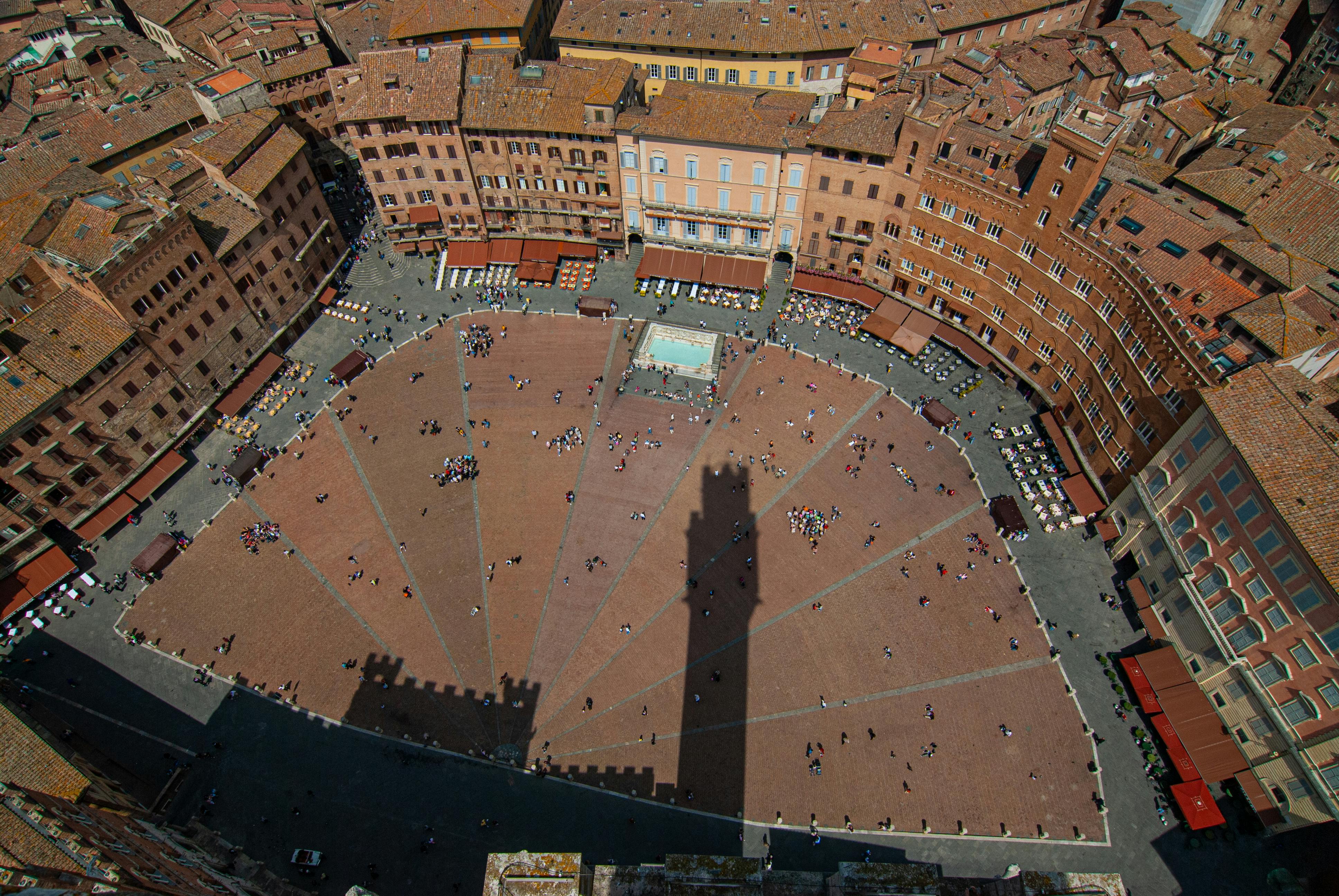 Aerial View Of Piazza Del Popolo