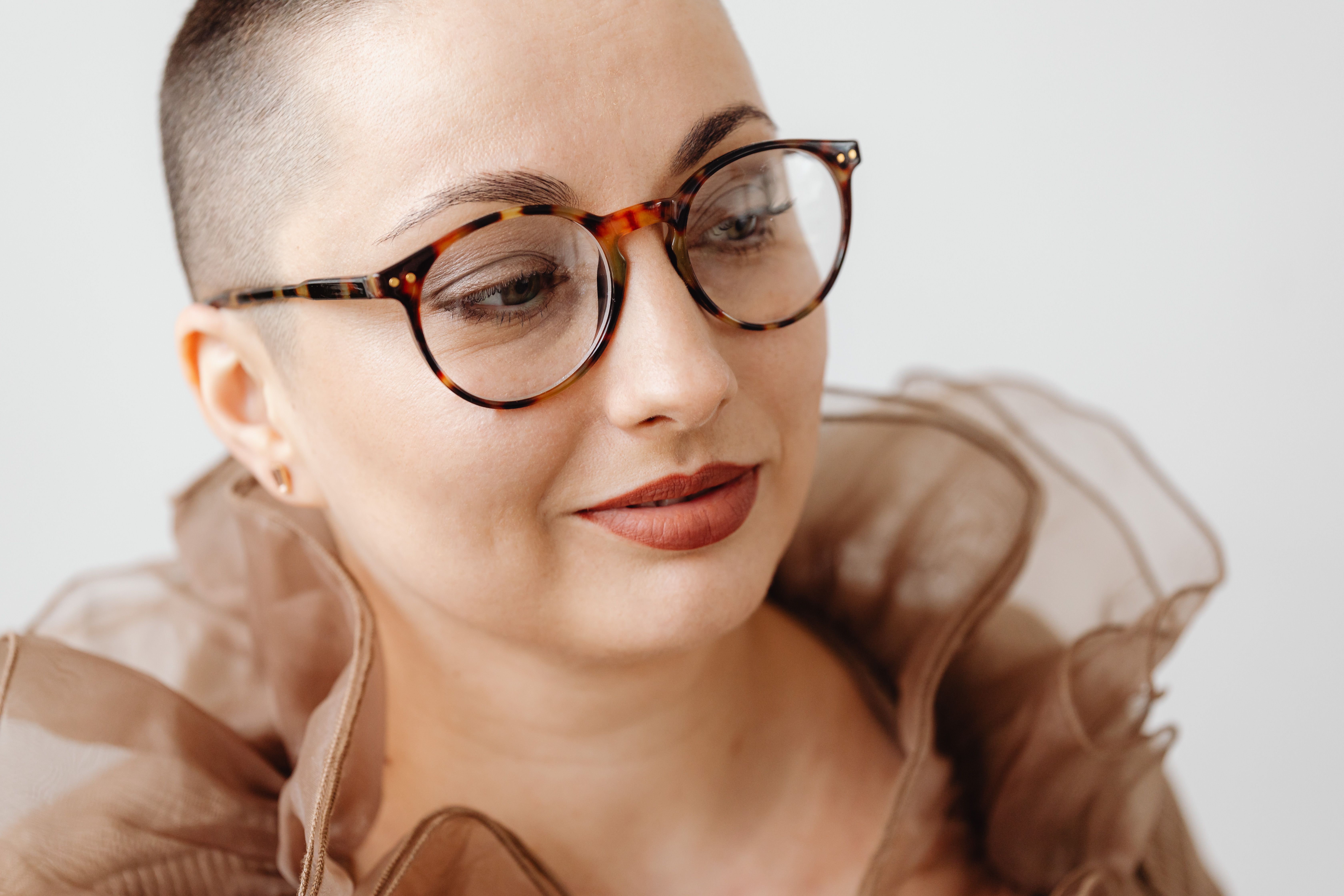 Woman Wearing Round Eyeglasses · Free Stock Photo