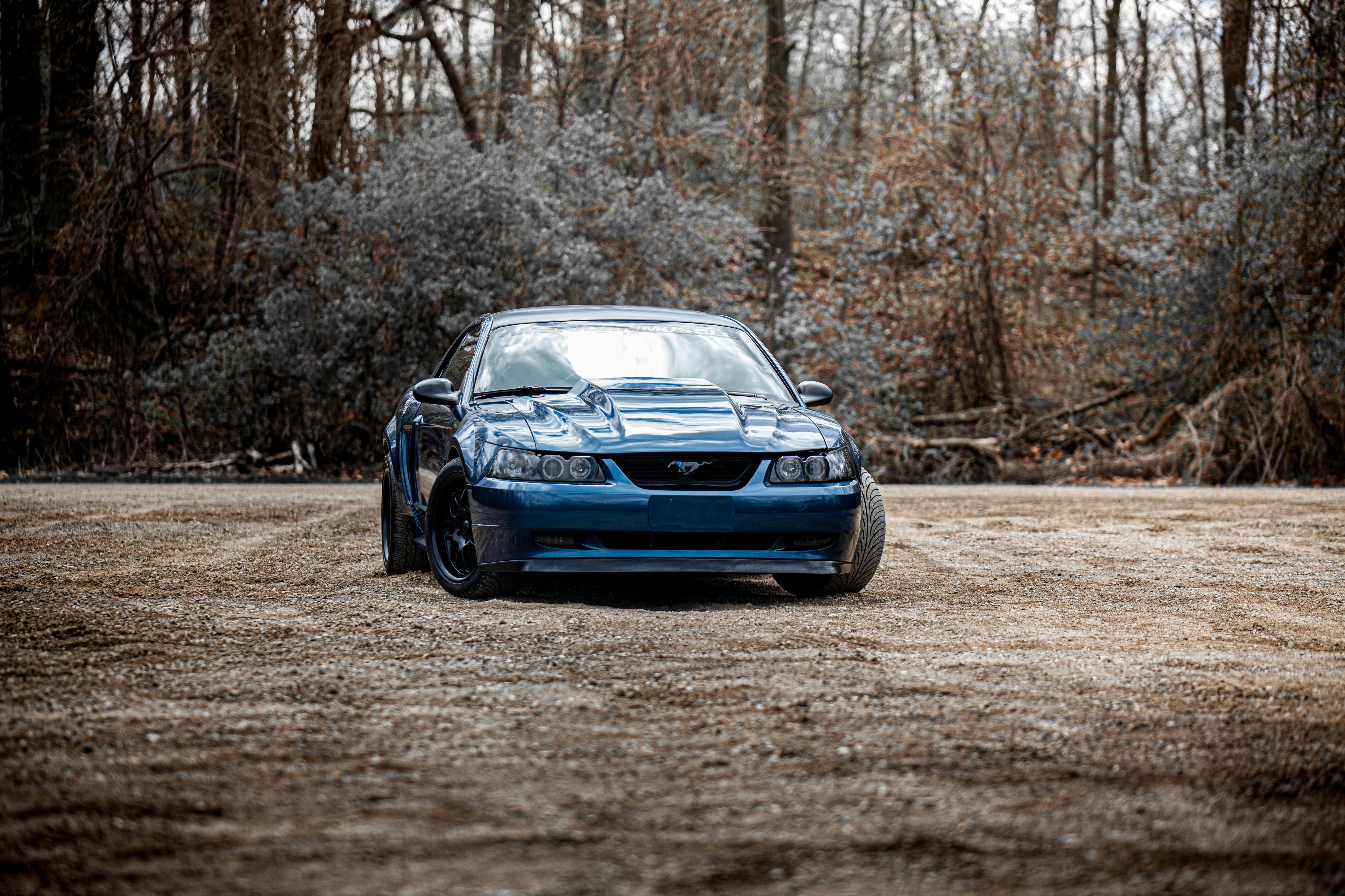 Photo of a Blue Vehicle · Free Stock Photo