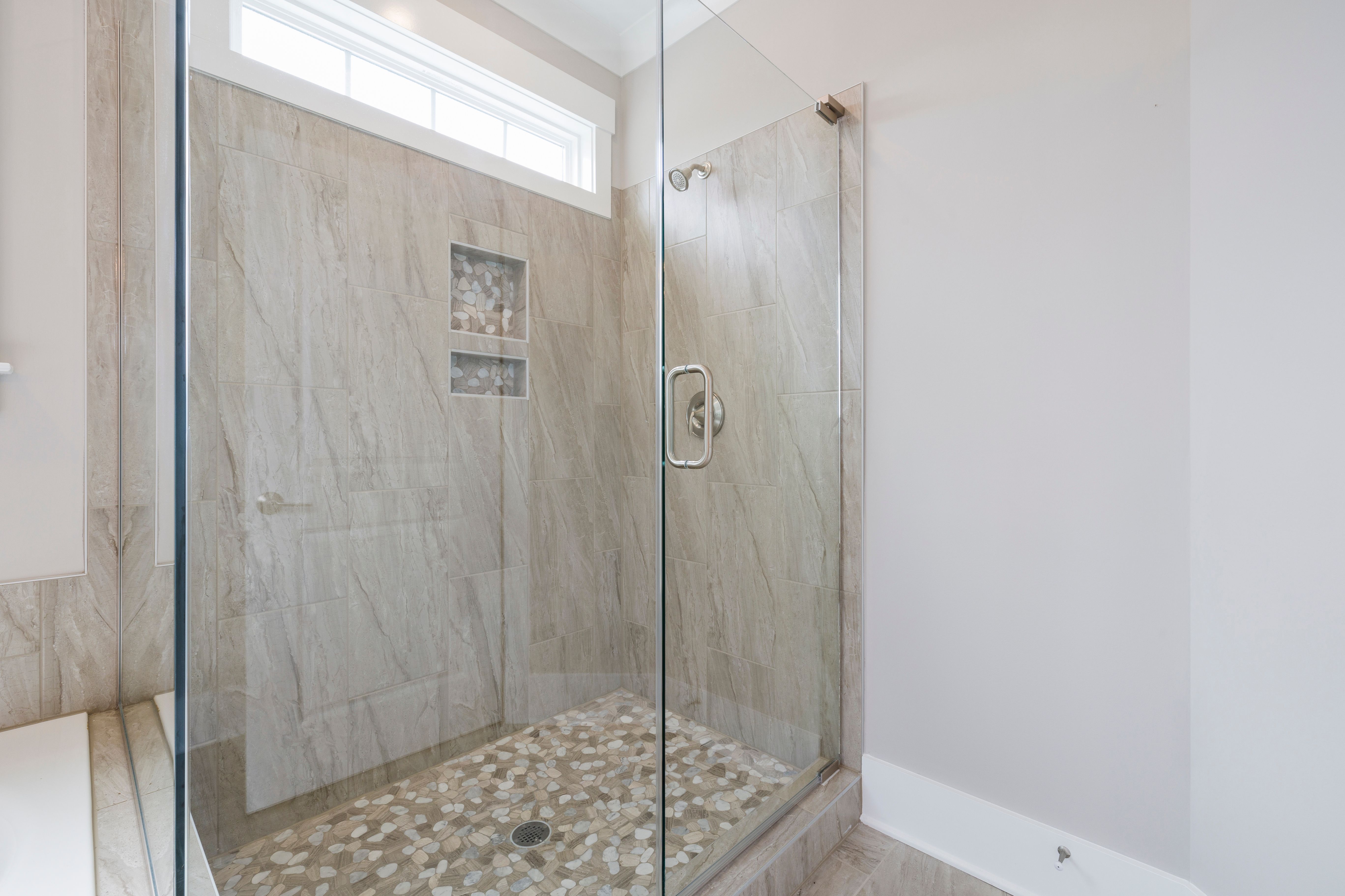 Interior of a Luxury Hotel Bathroom with Glass Shower Cabin · Free ...