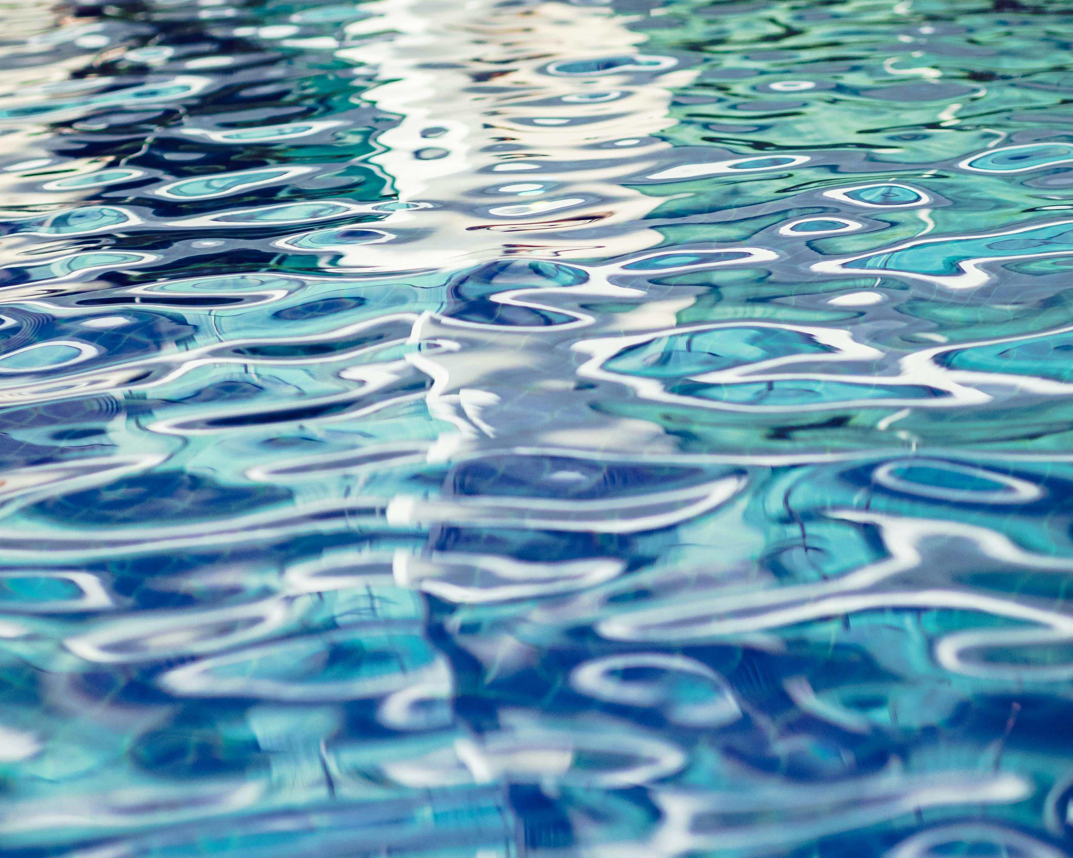 Close-up of Blue Water in a Swimming Pool · Free Stock Photo